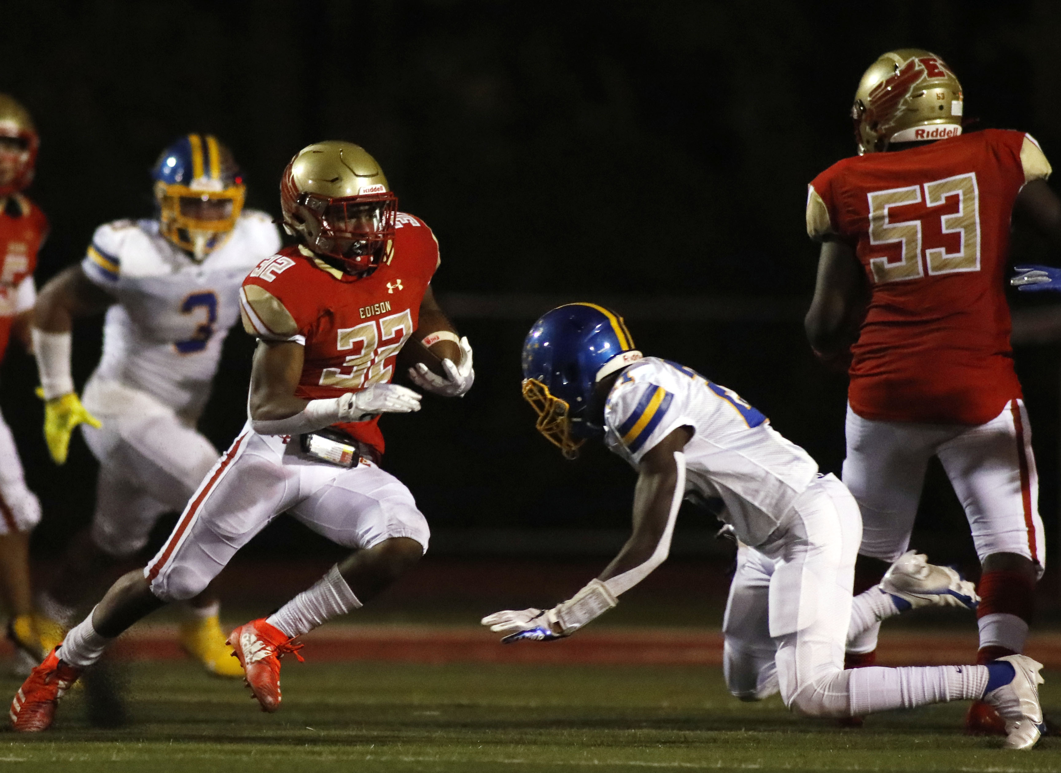 North Brunswick hangs on for 21-20 win over Edison in Friday night ...