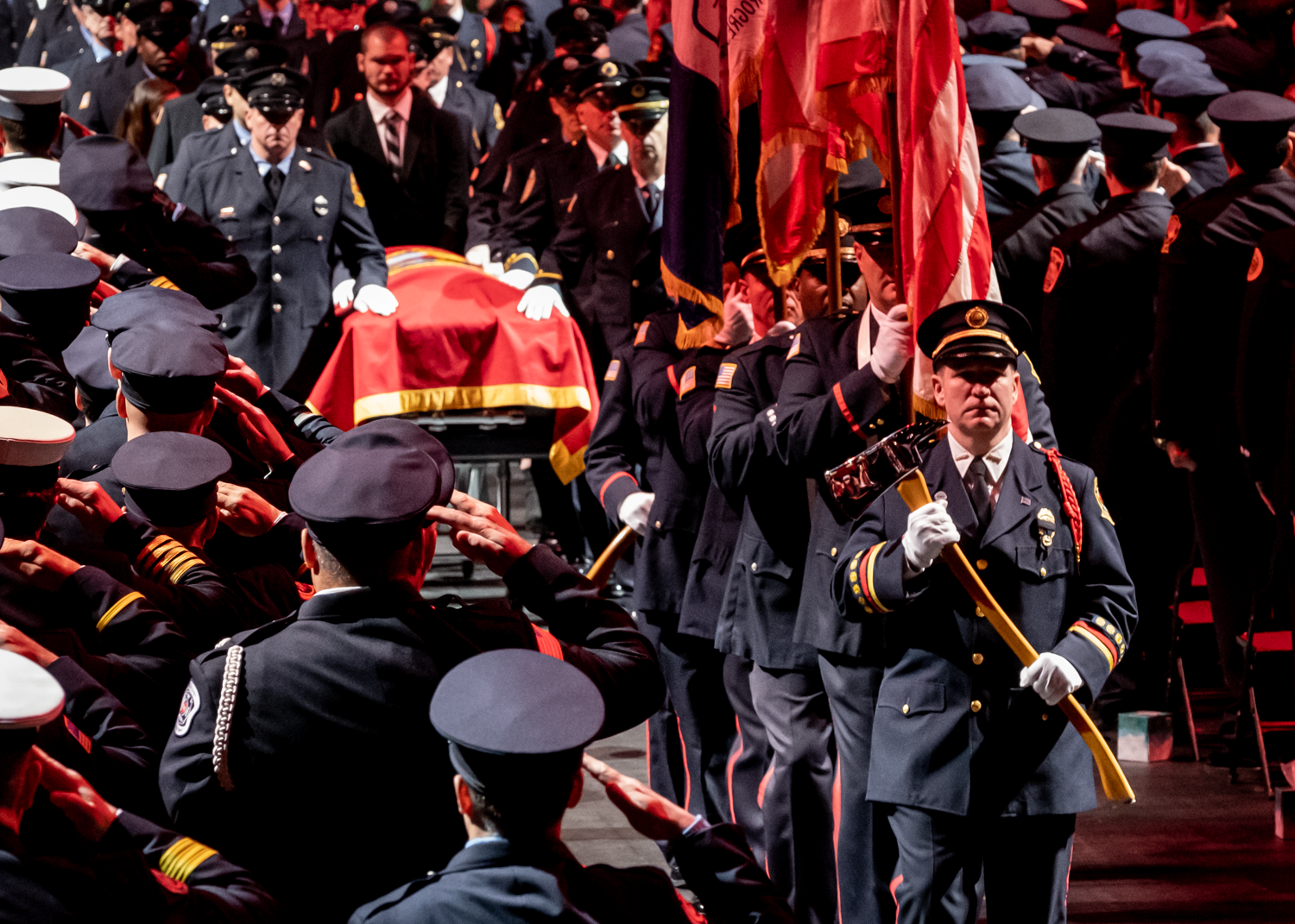 Cleveland firefighter Johnny Tetrick's funeral - cleveland.com