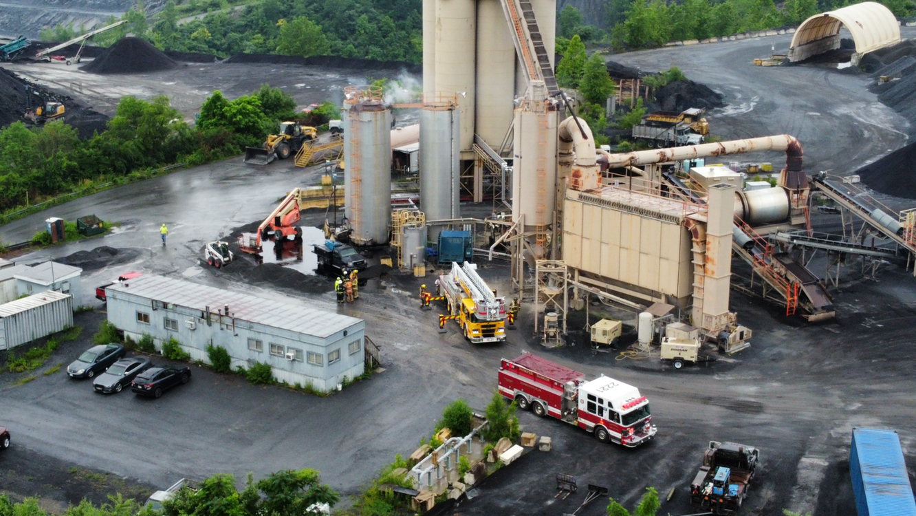 1 person burned in hot tar explosion in Lehigh County ...