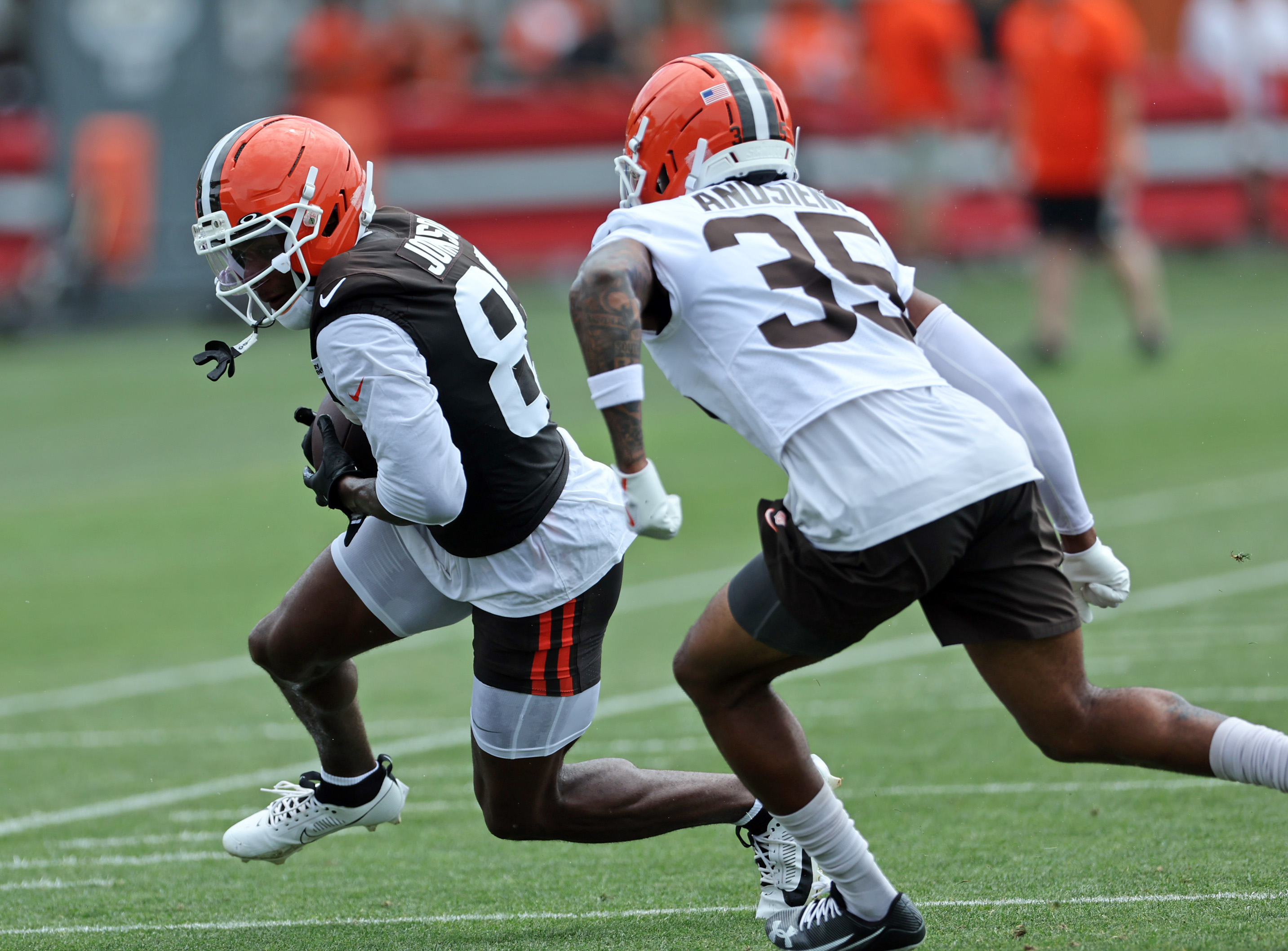 Day 3 of Cleveland Browns training camp in Berea, July 25, 2025 ...