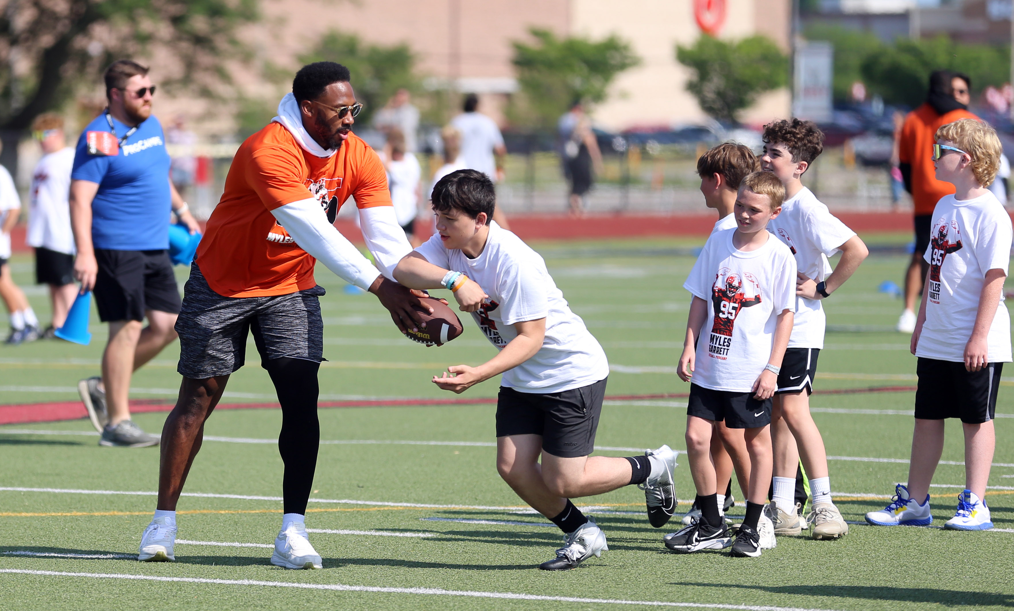 Myles Garrett Youth Football ProCamp, June 14, 2024 - cleveland.com