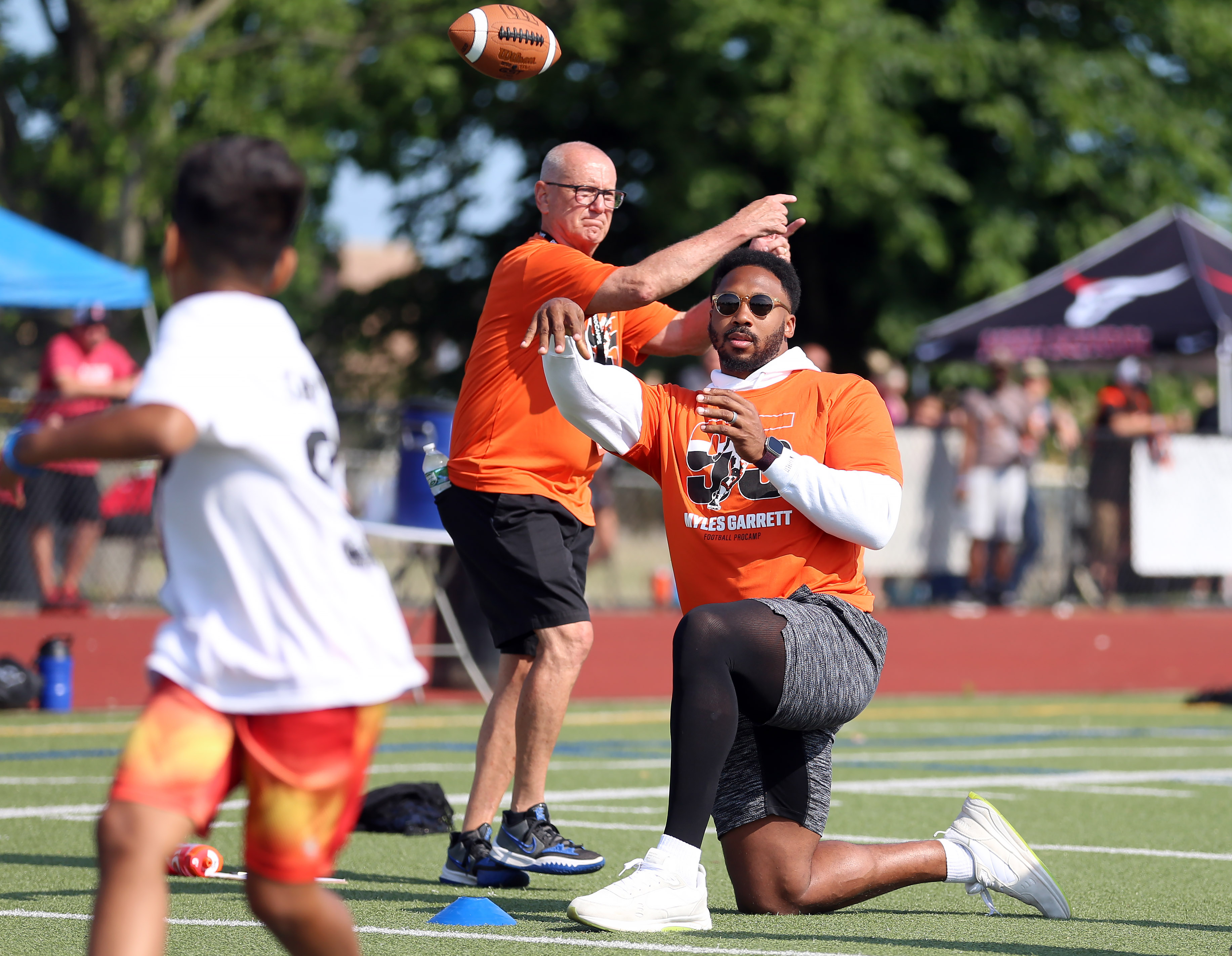 Myles Garrett Youth Football ProCamp, June 14, 2024 - cleveland.com