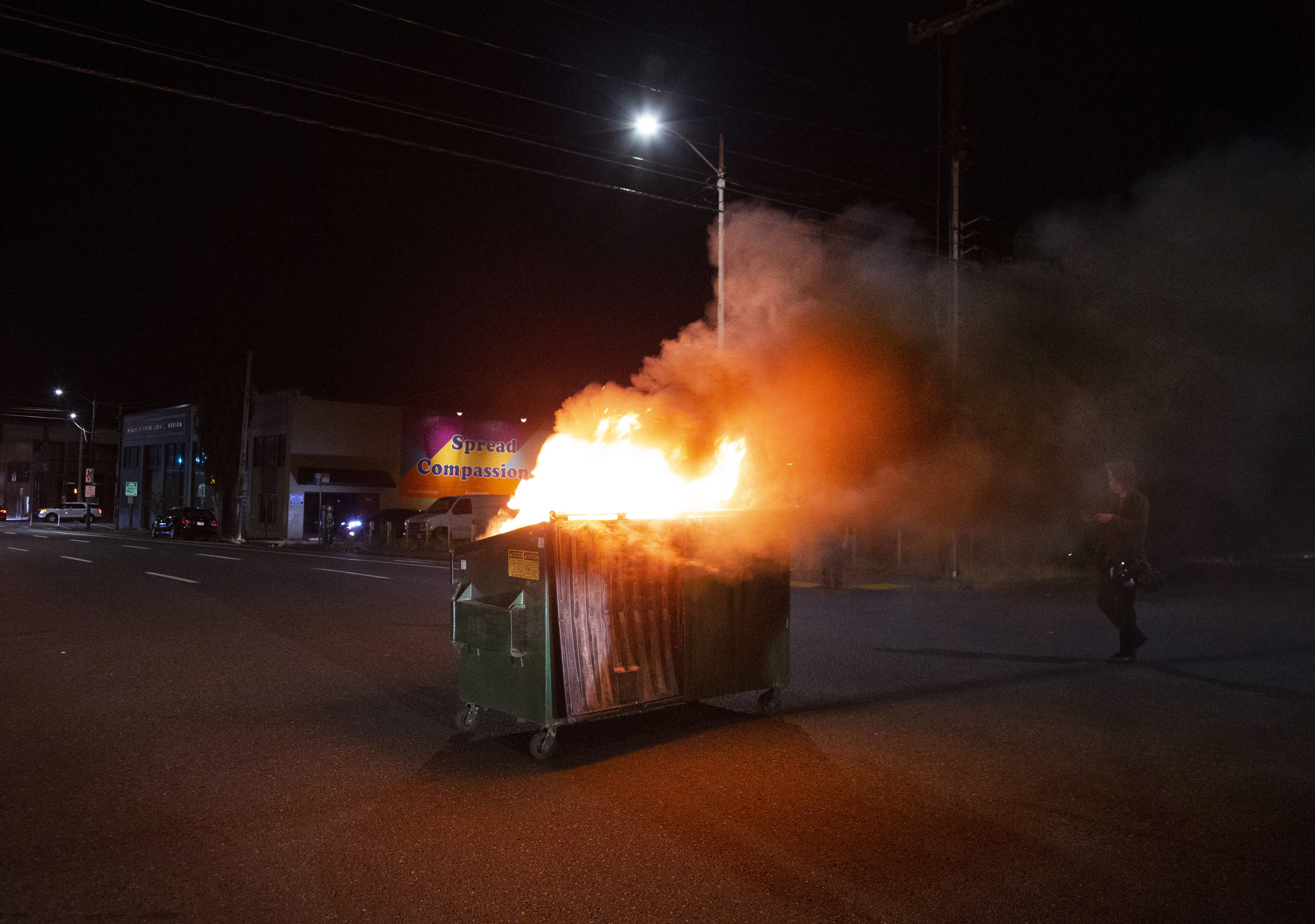 Portland Protests for 83rd night on Aug. 18, 2020 - oregonlive.com