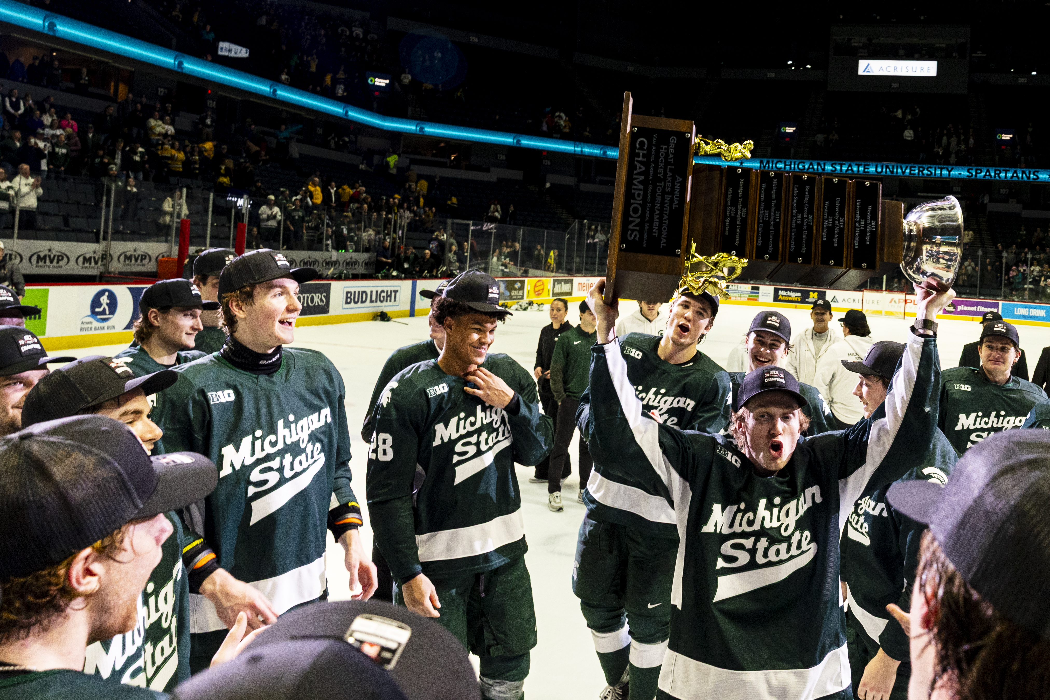 Michigan State defeats Michigan Tech in Great Lakes Invitational ...