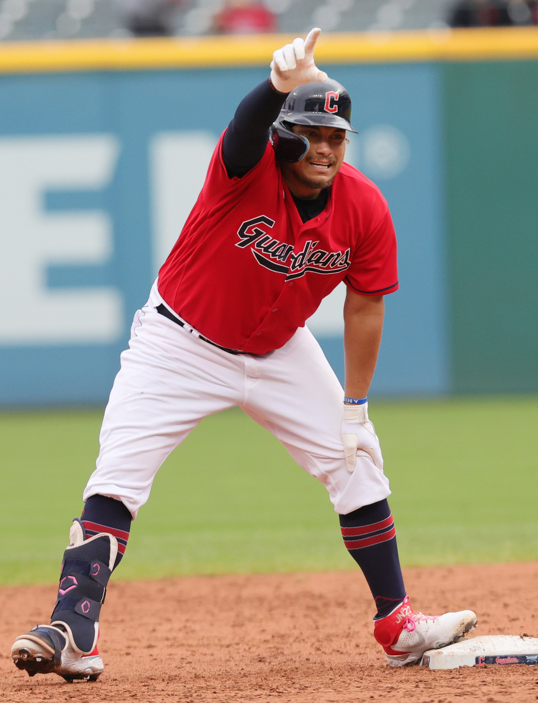 Cleveland Guardians vs. Texas Rangers in game 1 of a doubleheader, June ...
