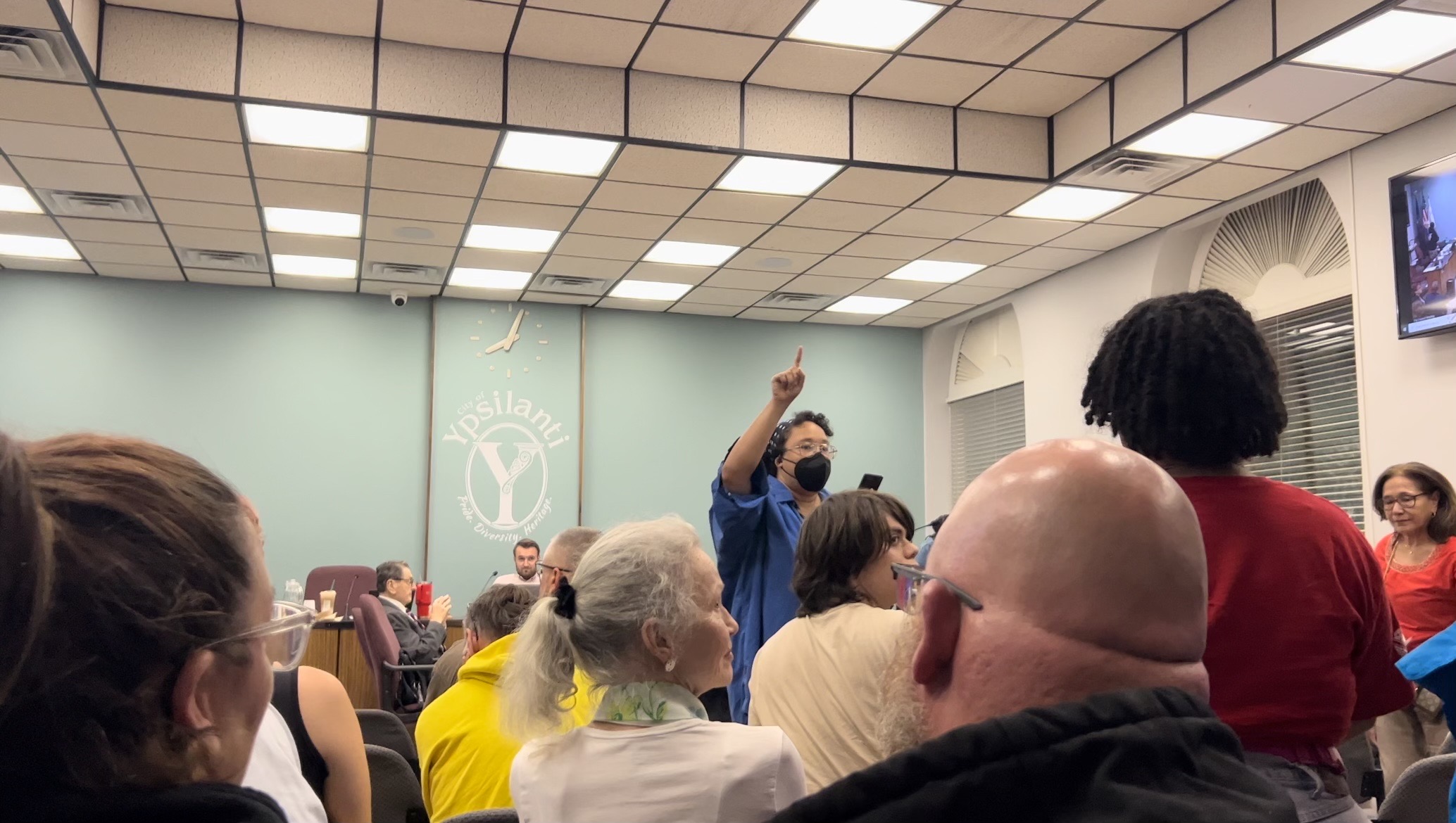 Ypsilanti City Council meeting ends in protest - mlive.com