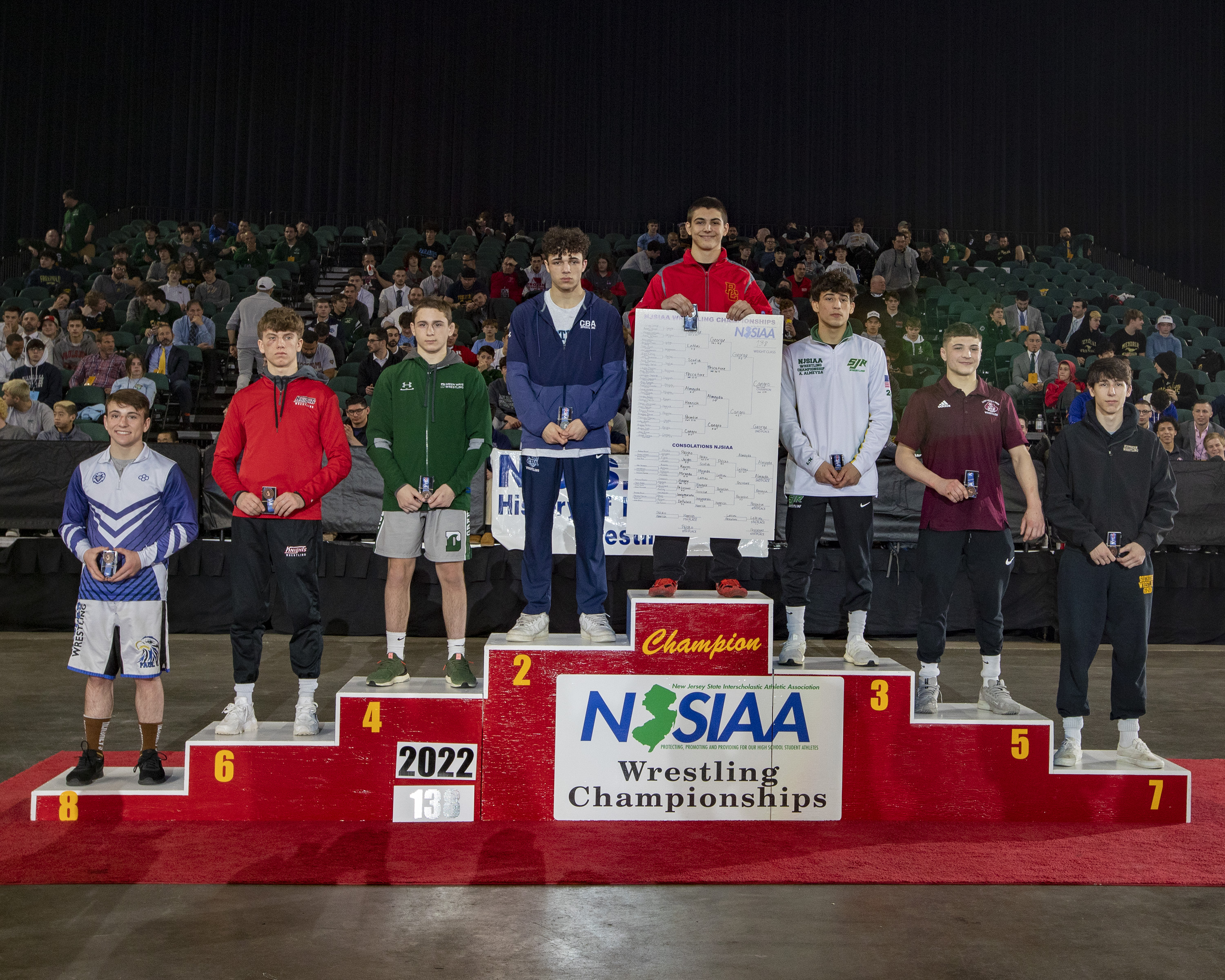 2022 NJSIAA Wrestling State Champions Podiums - nj.com