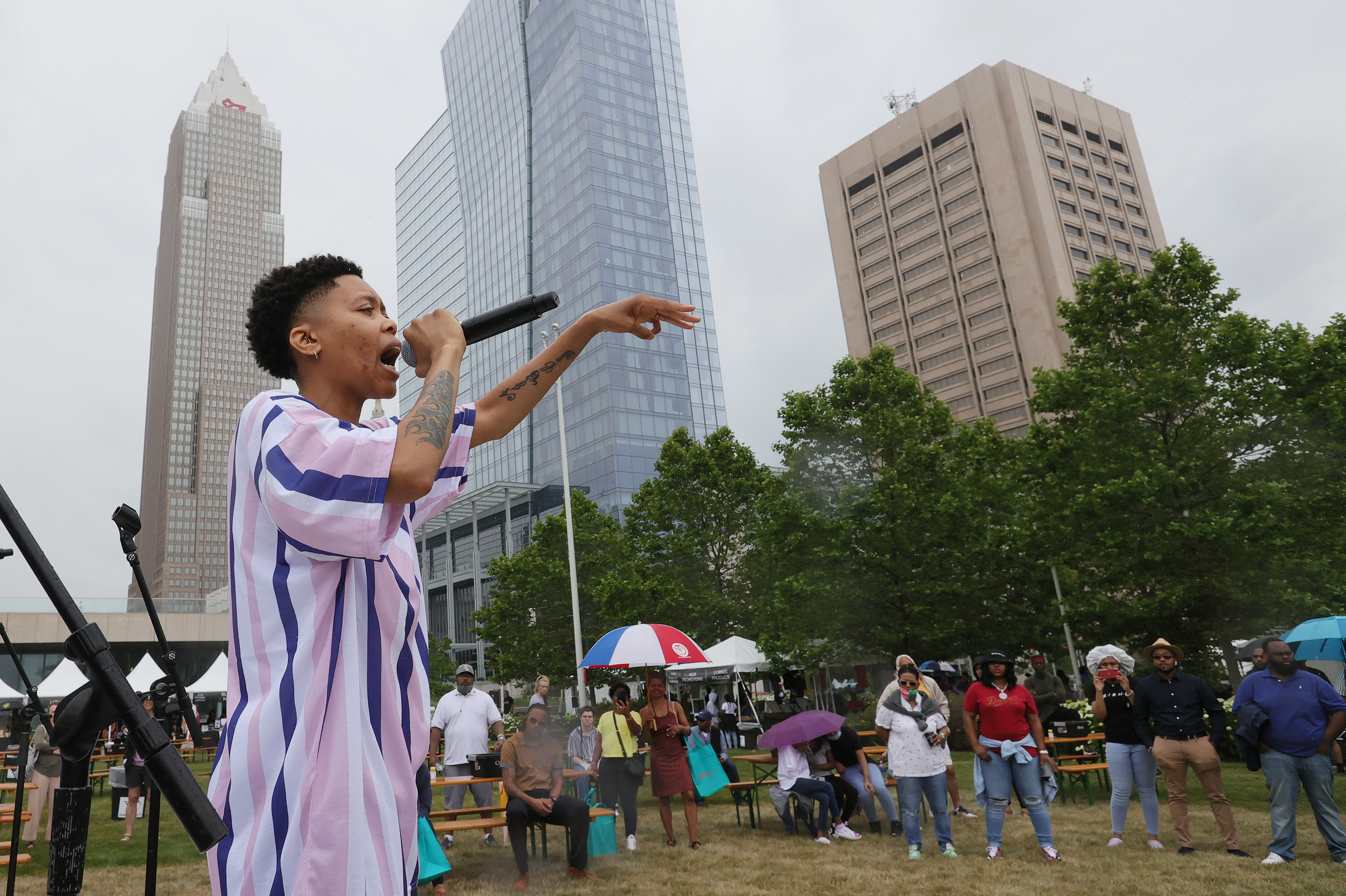 First annual Juneteenth celebration in Cleveland, June 19, 2021 ...
