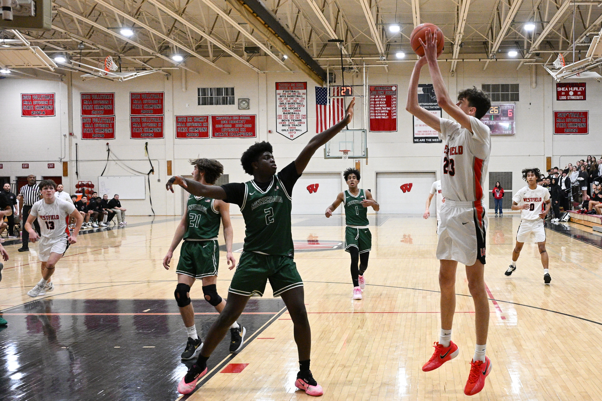 12-11-25 Westfield Bombers boys basketball vs. Minnechaug - masslive.com