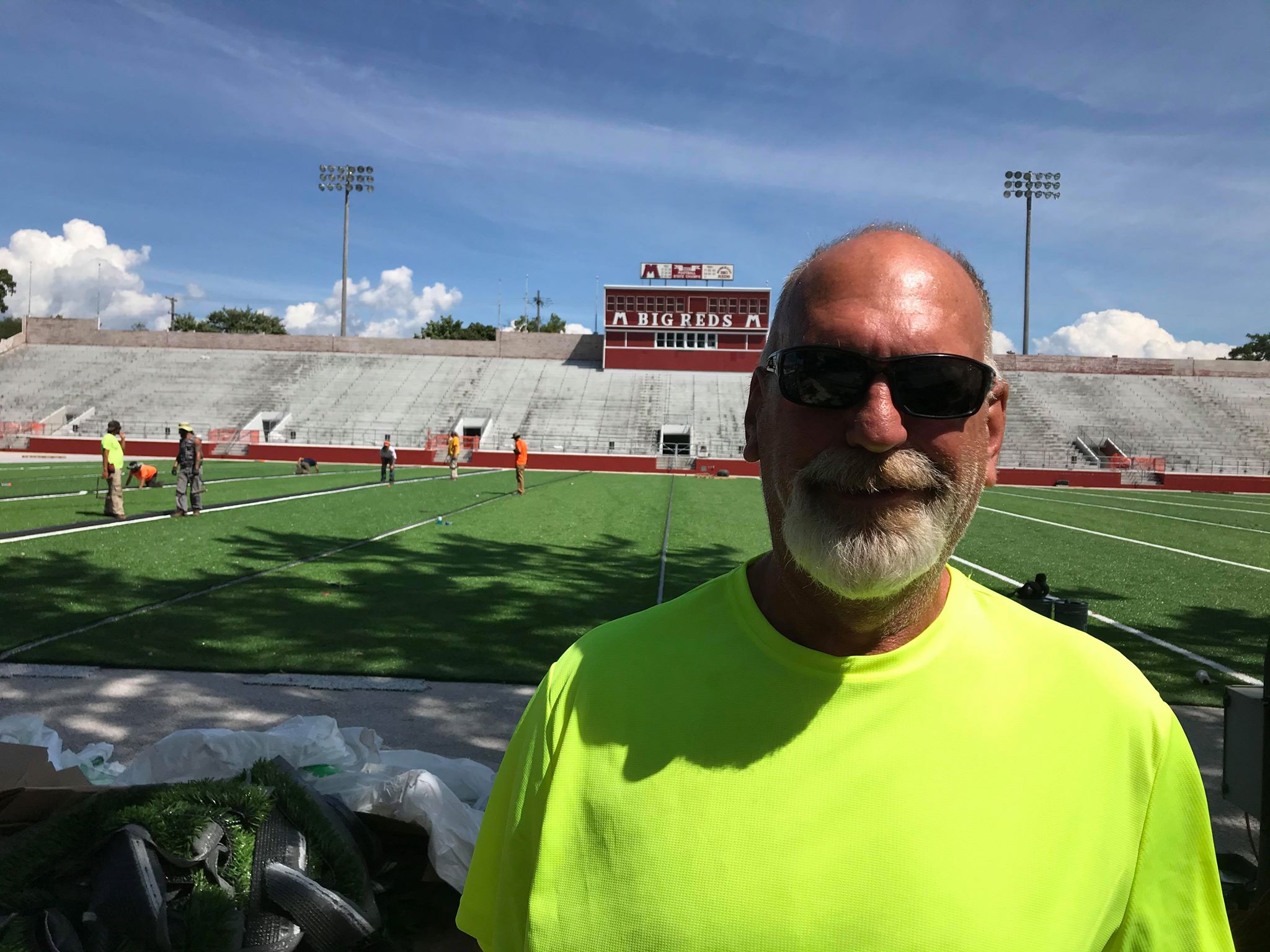 Local company DRC Enterprises installs AstroTurf at century-old Hackley ...