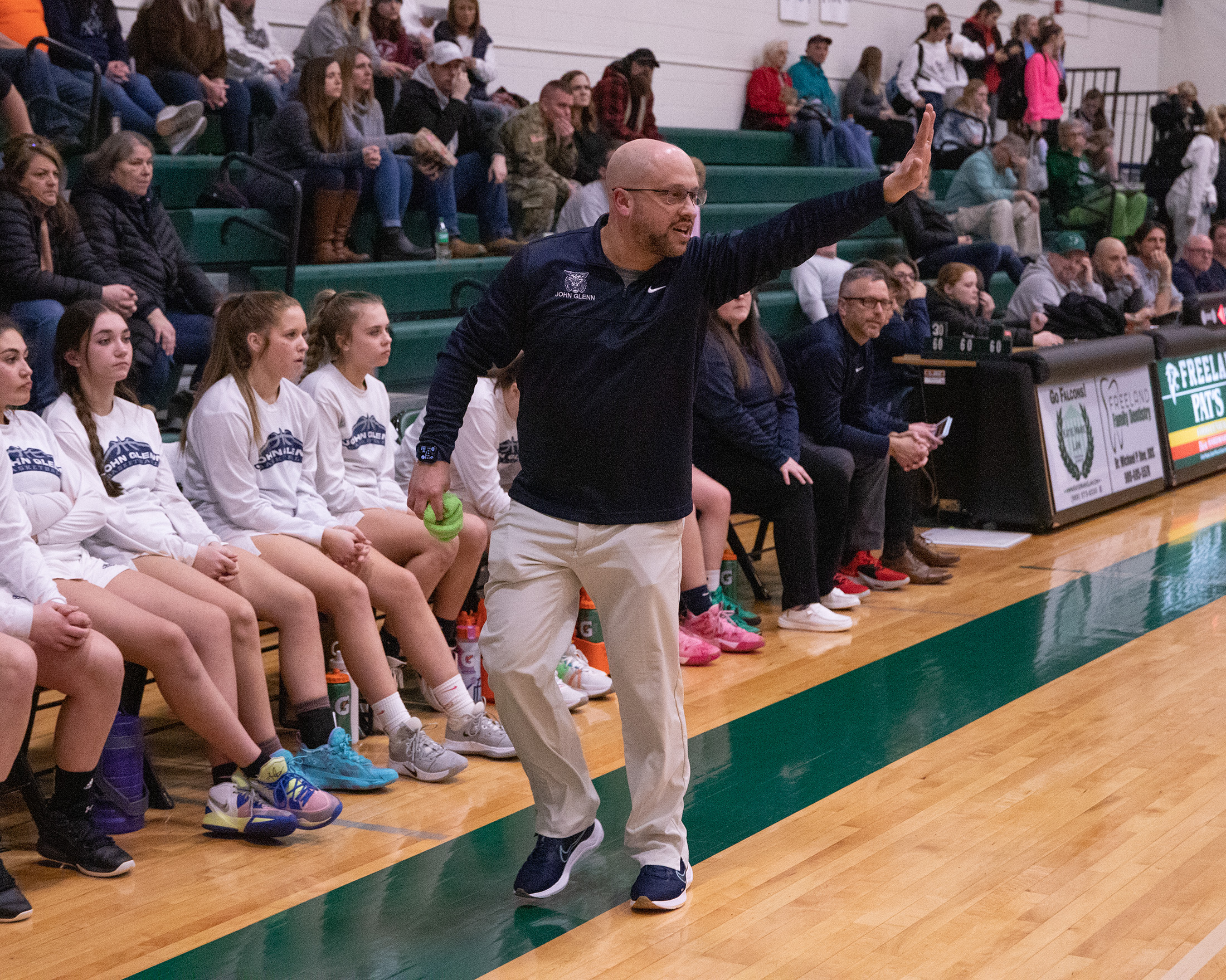 Freeland defeats John Glenn 54-26 in the Saginaw-area Girls District ...