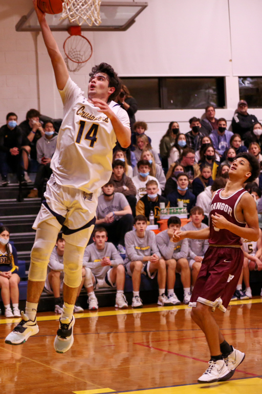 Notre Dame boys basketball hosts Bangor on Jan. 25, 2022 ...