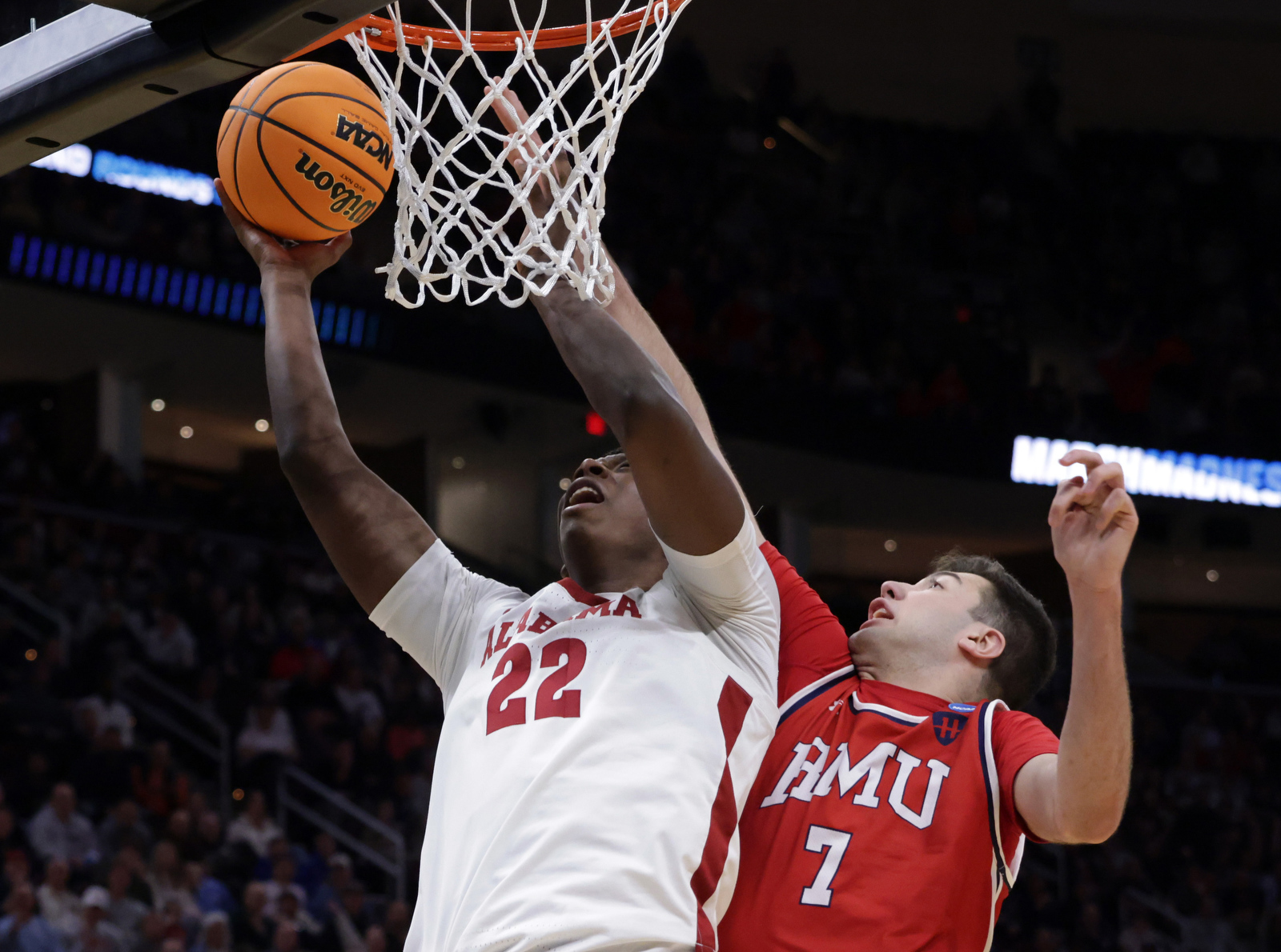 Alabama vs. Robert Morris first round, NCAA basketball, March 21, 2025 ...