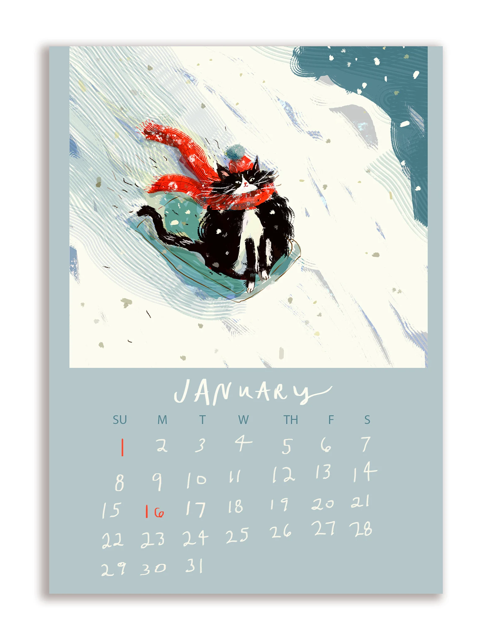 Chevron January 2022 Calendar