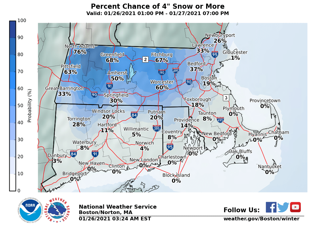 Here's how much snow to expect from Tuesday's light winter storm in ...