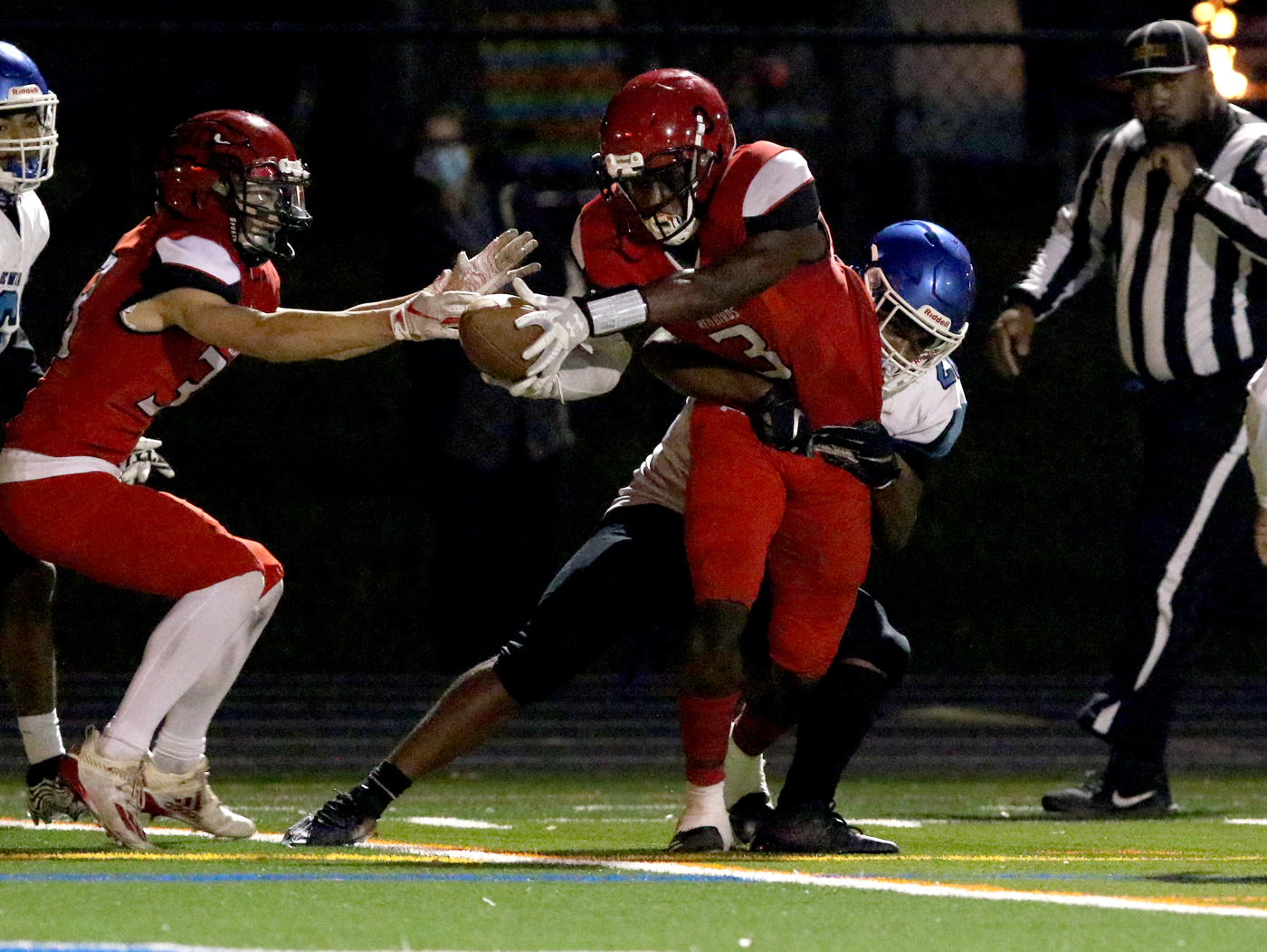 High school football, Ewing defeats Allentown, 62-56 - nj.com