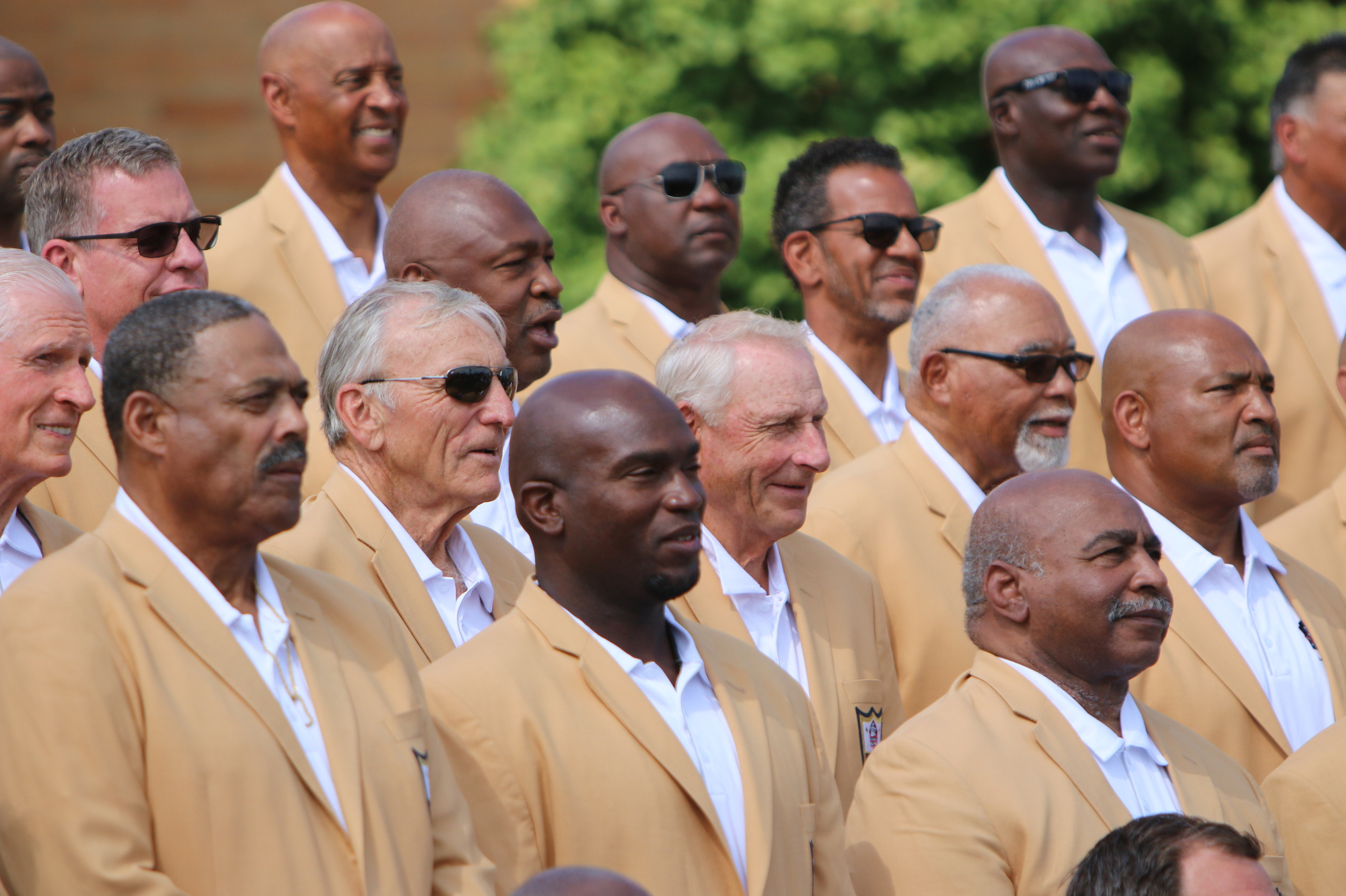 Pro Football Hall of Fame Gold Jacket group photo - cleveland.com
