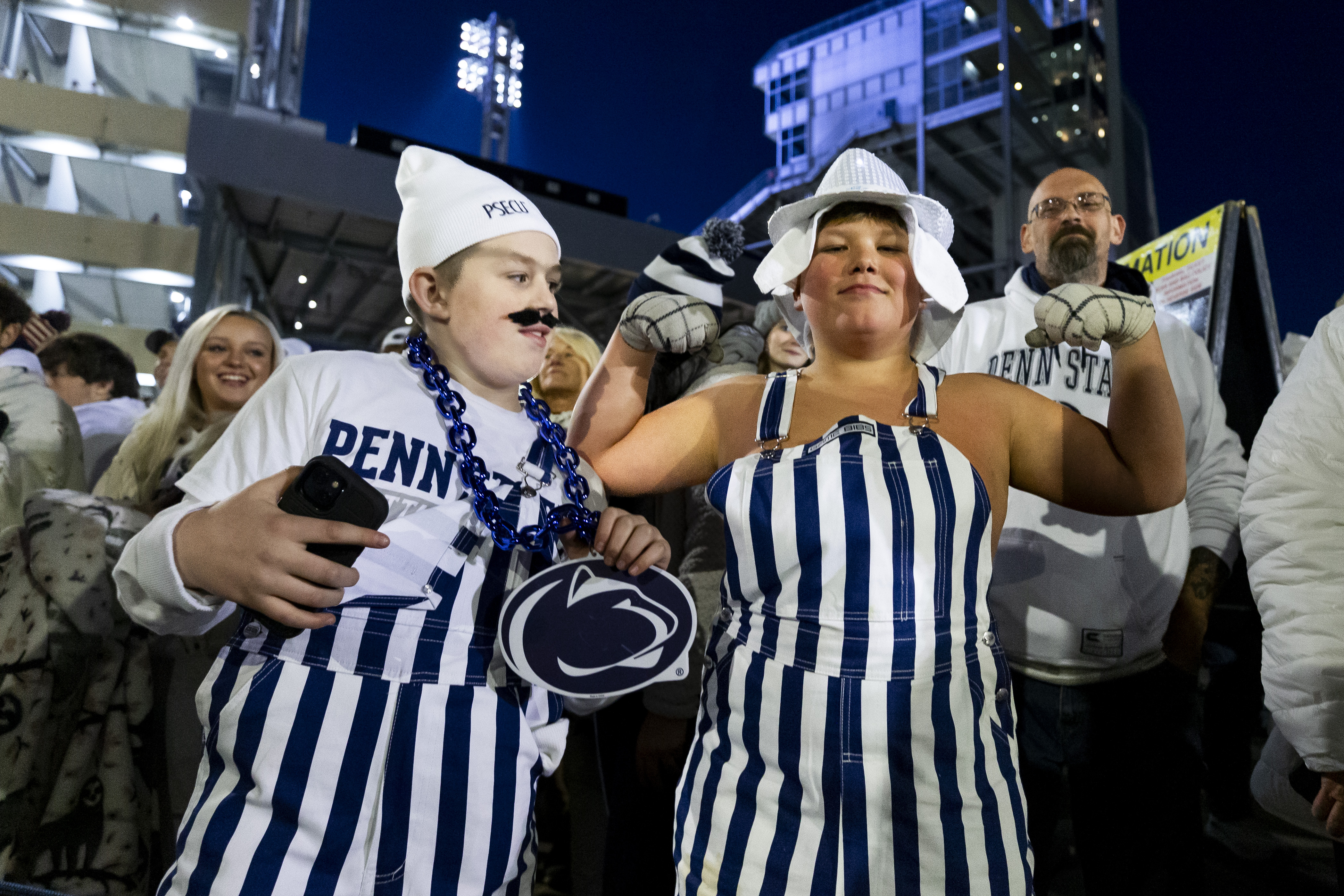 Penn State White Out faces in the crowd - pennlive.com