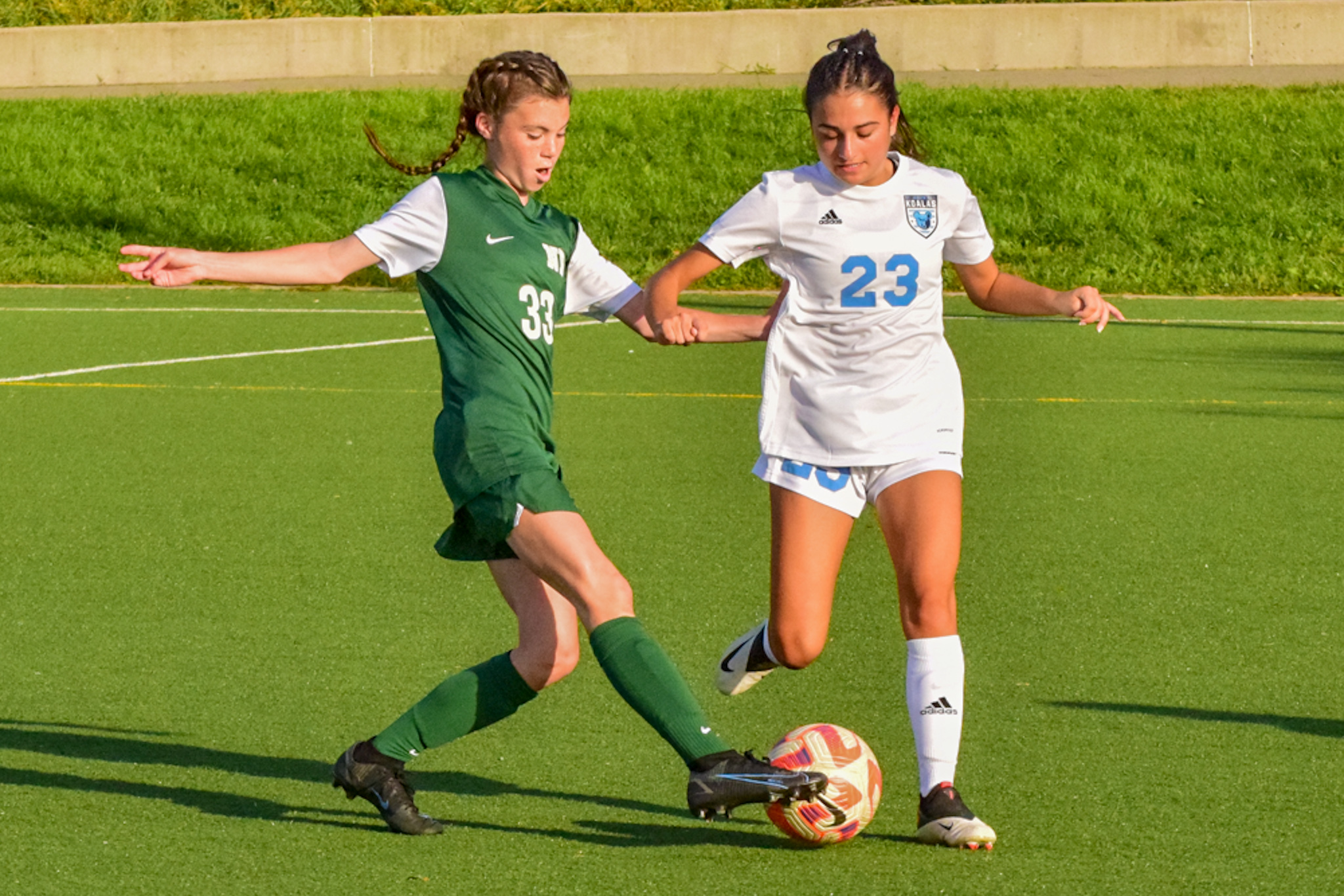 Hill, NDA, and Sea's JV soccer teams came to play this past week ...