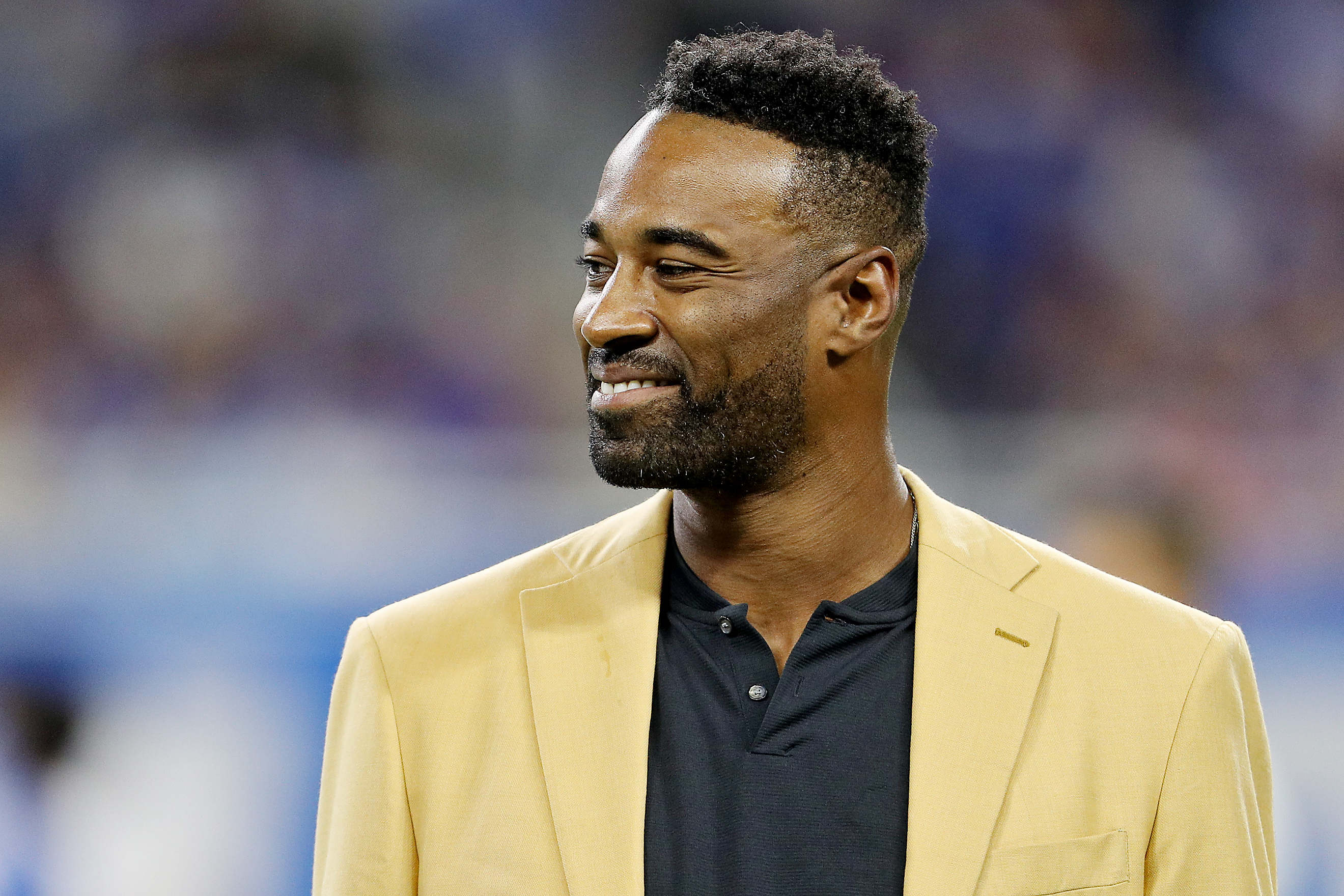 Calvin Johnson Pro Football Hall of Fame Halftime Ceremony – September ...