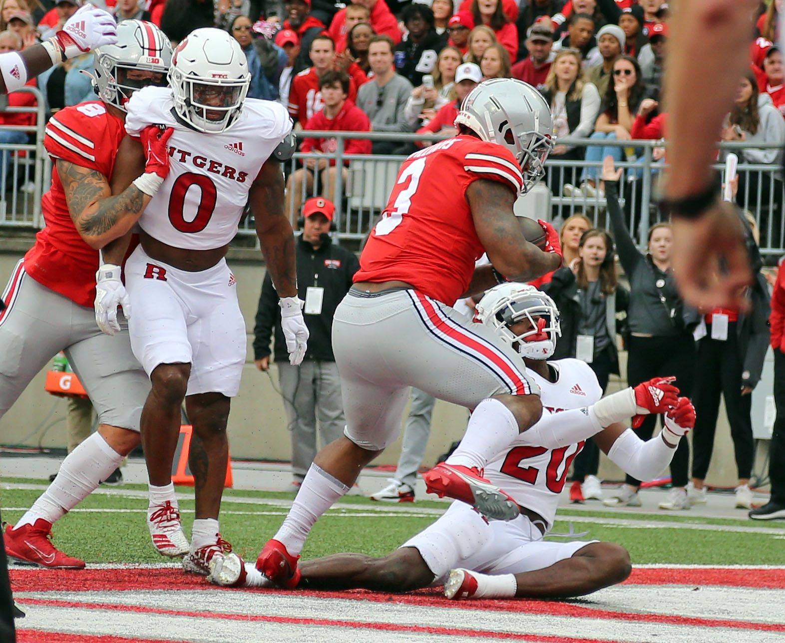 Ohio State Buckeyes vs. Rutgers Scarlet Knights, October 1, 2022 ...