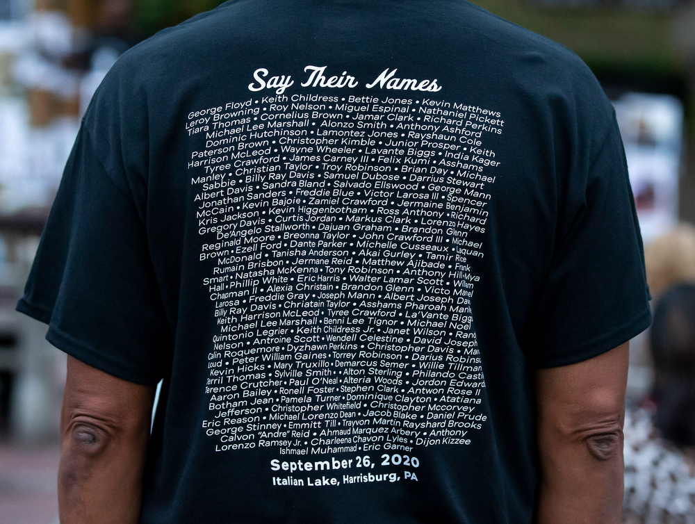 Say Their Names Vigil at Italian Lake - pennlive.com