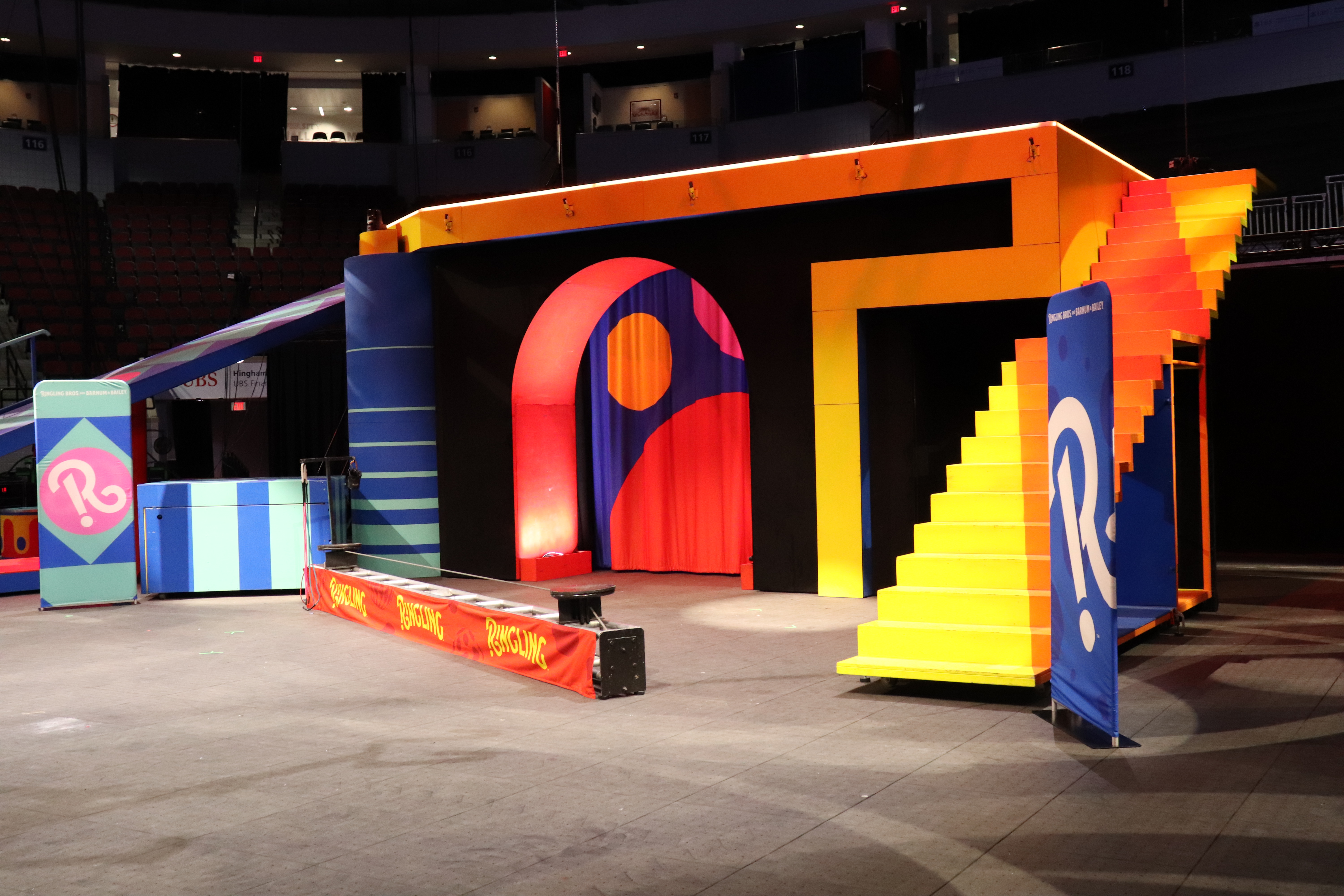 'The Greatest Show On Earth' circus performers and set at Boston's ...