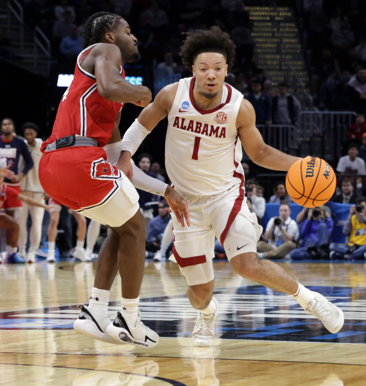 Alabama vs. Robert Morris first round, NCAA basketball, March 21, 2025 ...
