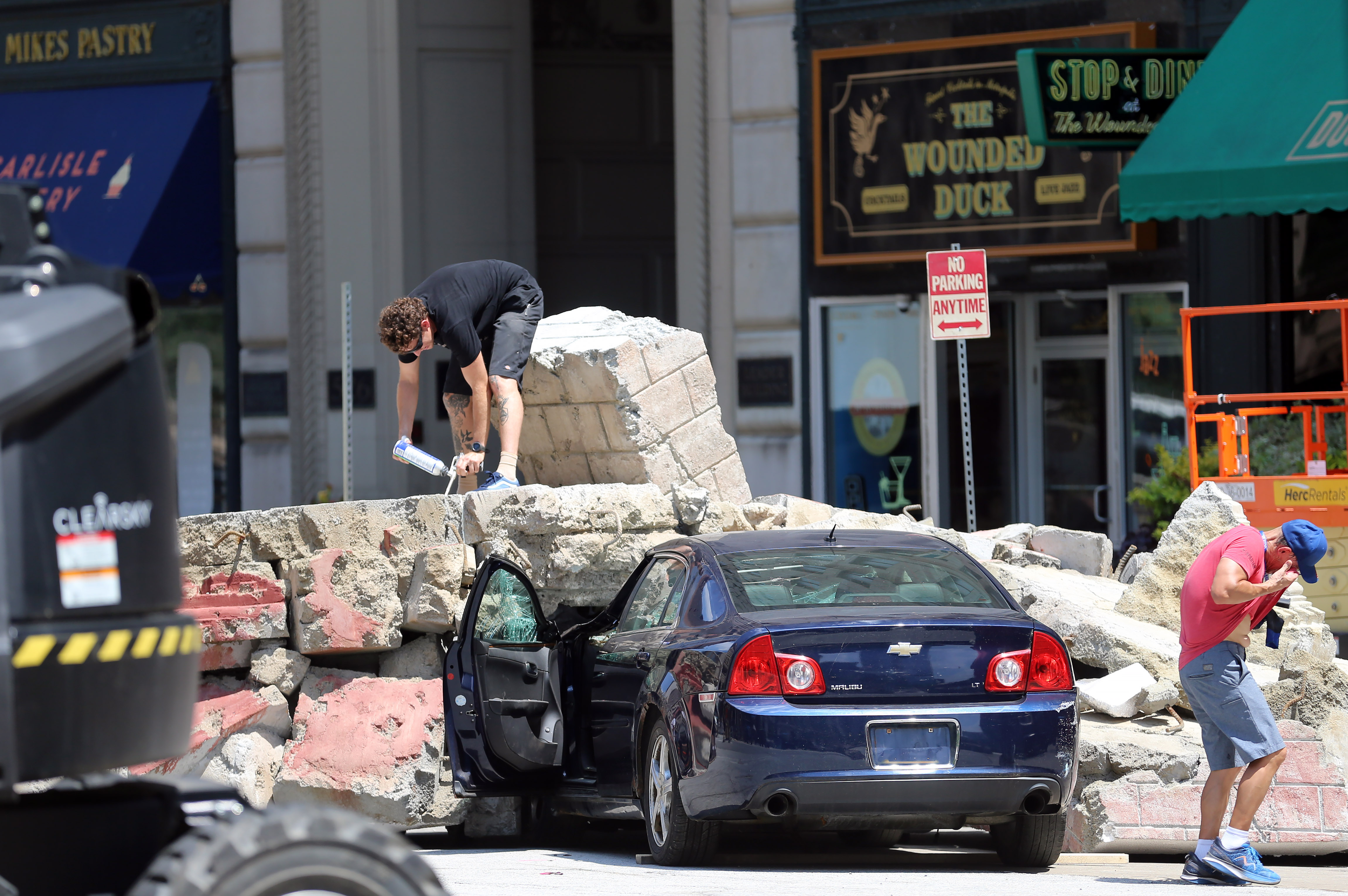 Downtown Cleveland transforms for Superman movie, June 20, 2024 ...
