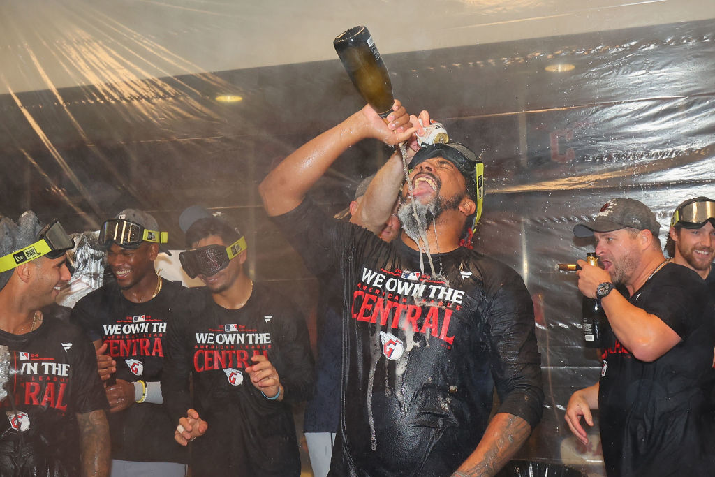 Cleveland Guardians celebrate 12th AL Central Division title ...