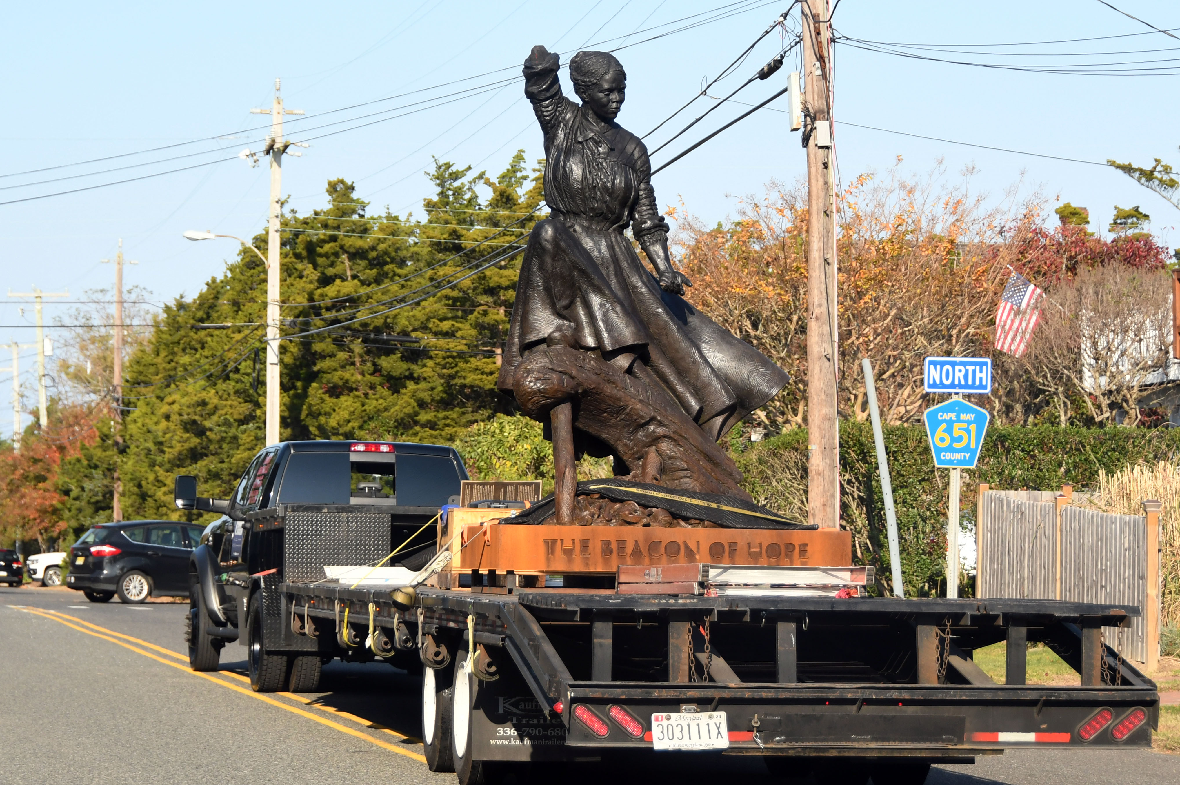 “Beacon of Hope” Harriet Tubman statue departs NJ - nj.com