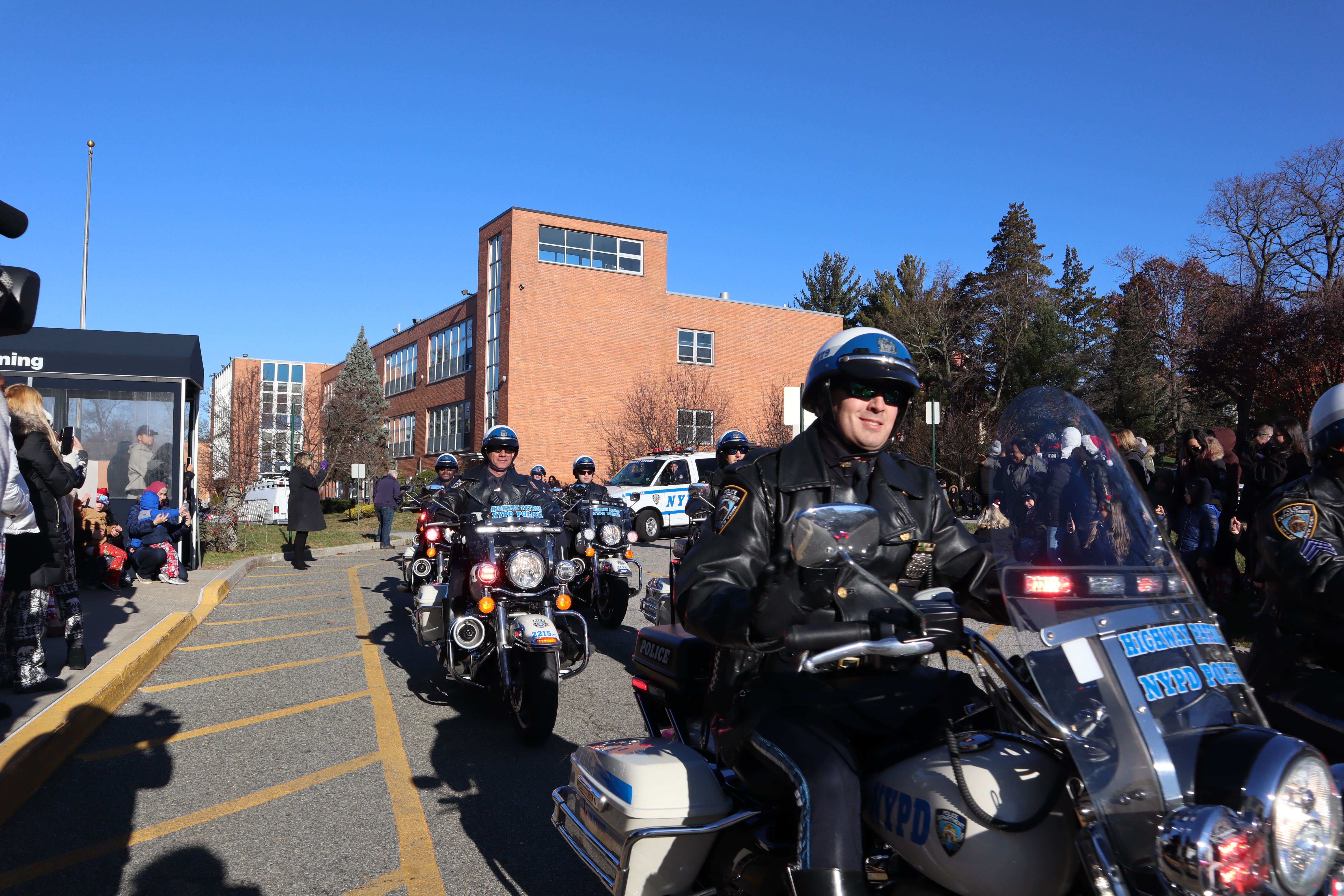 NYPD Highway District 5 officers at Seton Foundation for Learning for ...