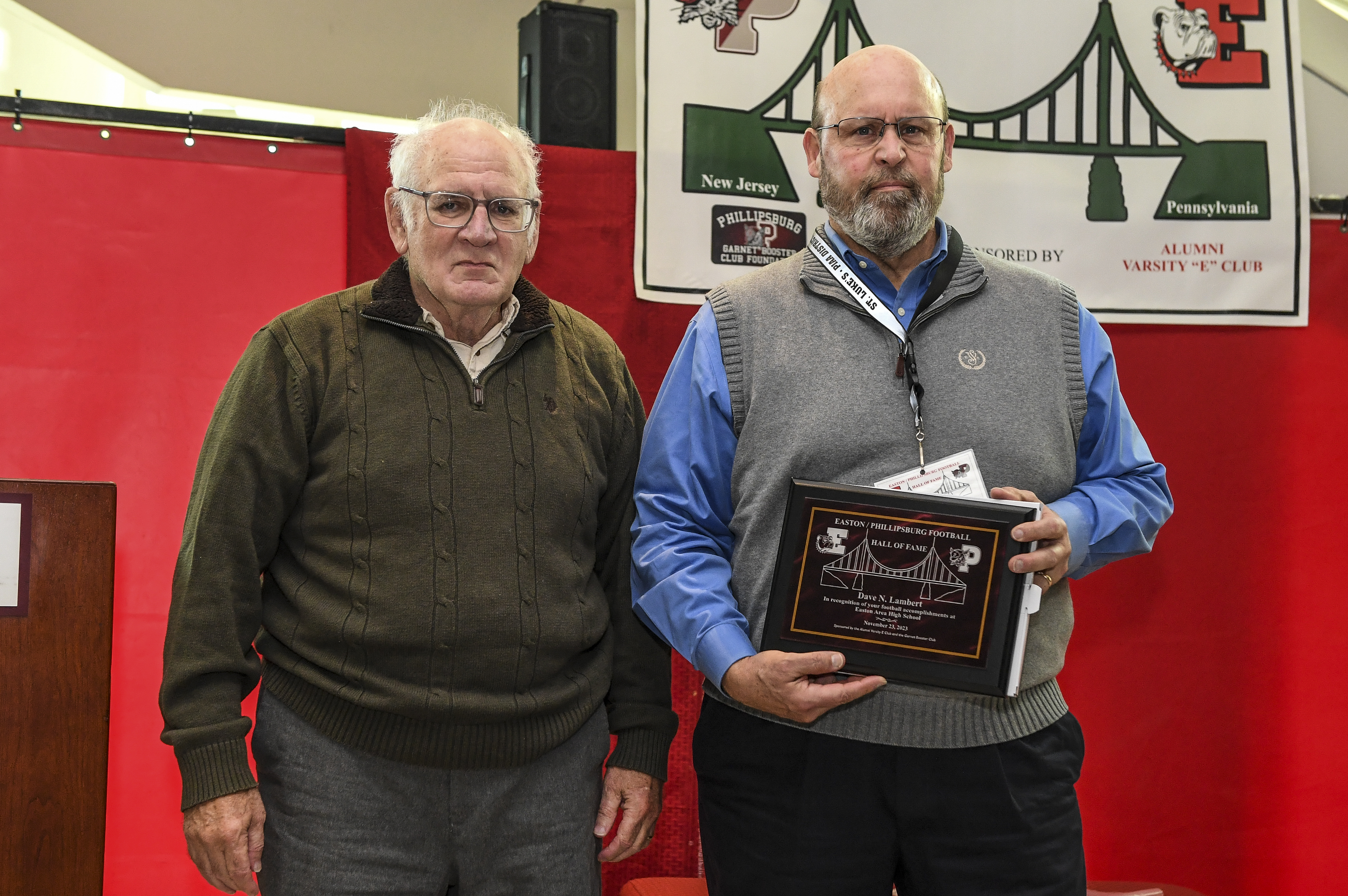 2023 Easton-Phillipsburg Football Hall of Fame inductions ceremony ...