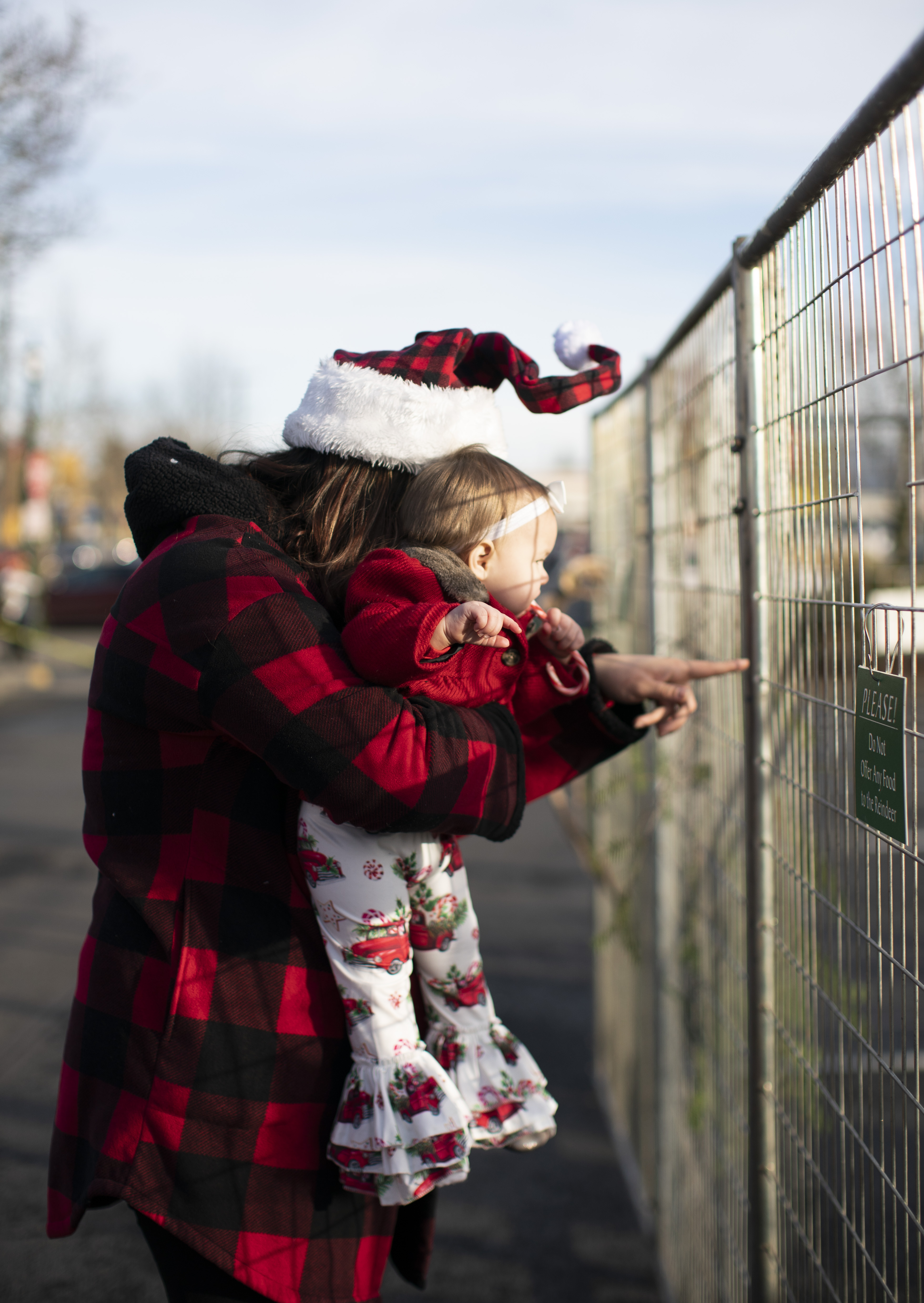 Reindeer and Santa at Gresham Station Shopping Center - oregonlive.com