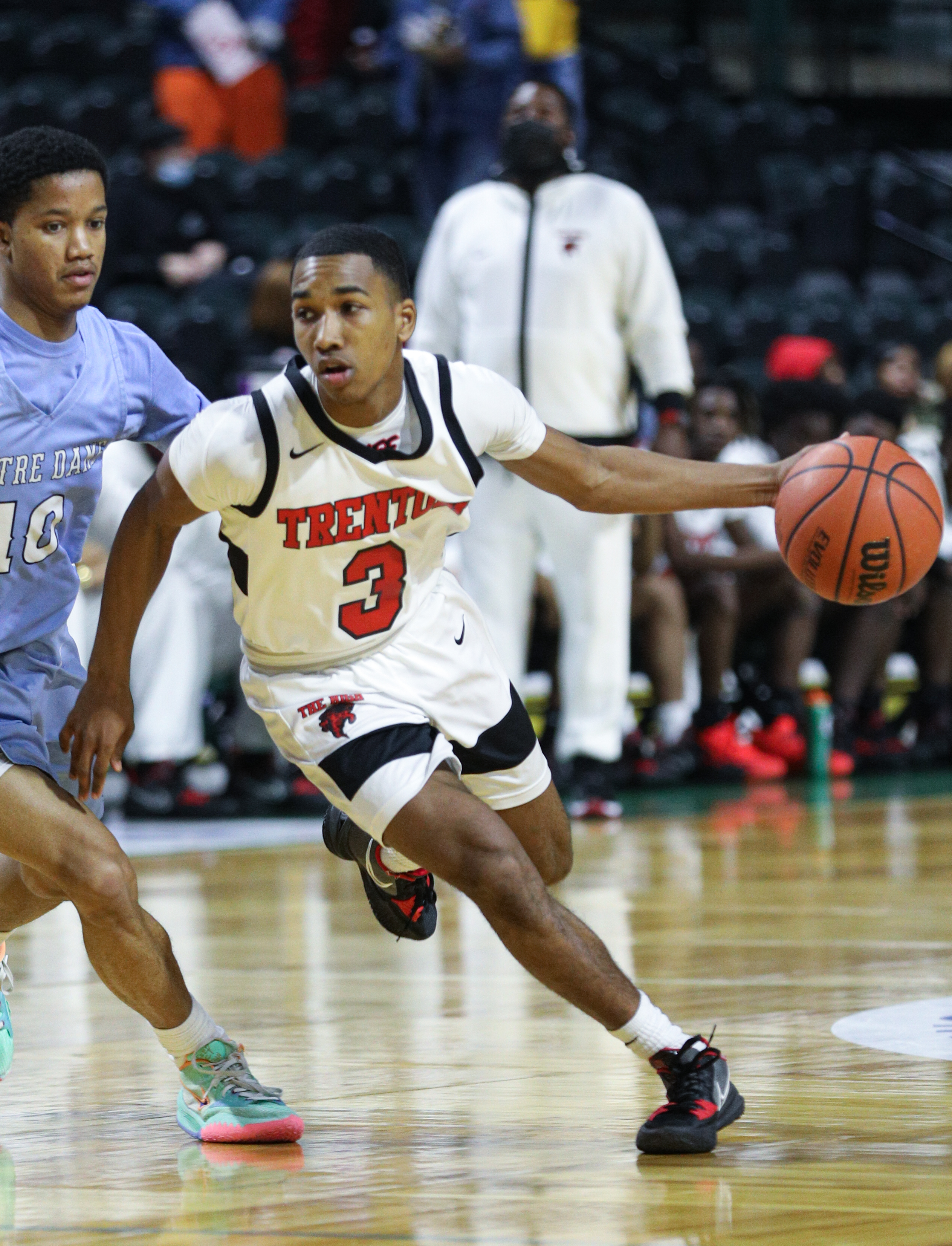 Mercer County Tournament Semifinals - Notre Dame vs Trenton Central at ...