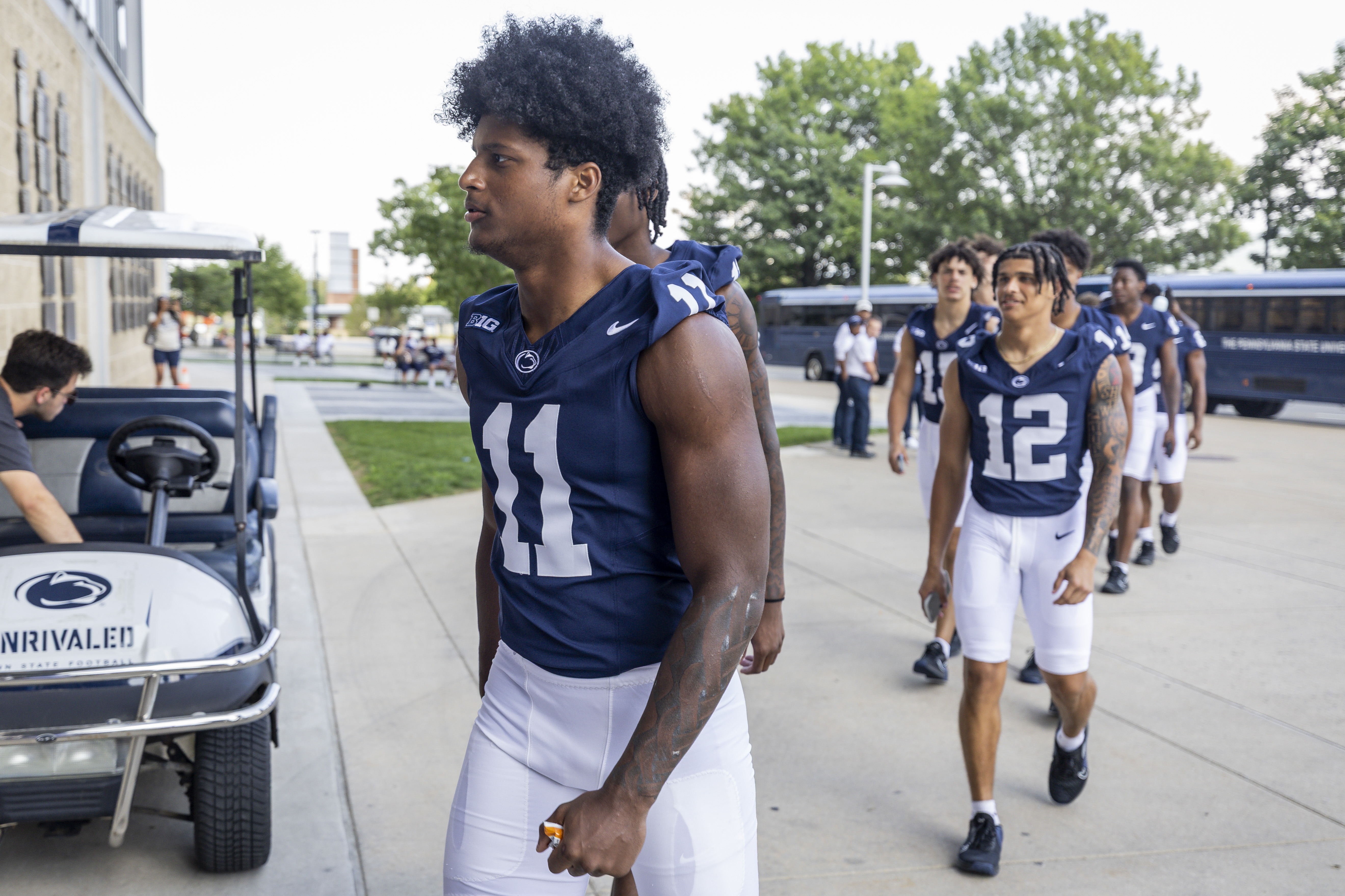 Penn State freshmen at football Photo Day - pennlive.com
