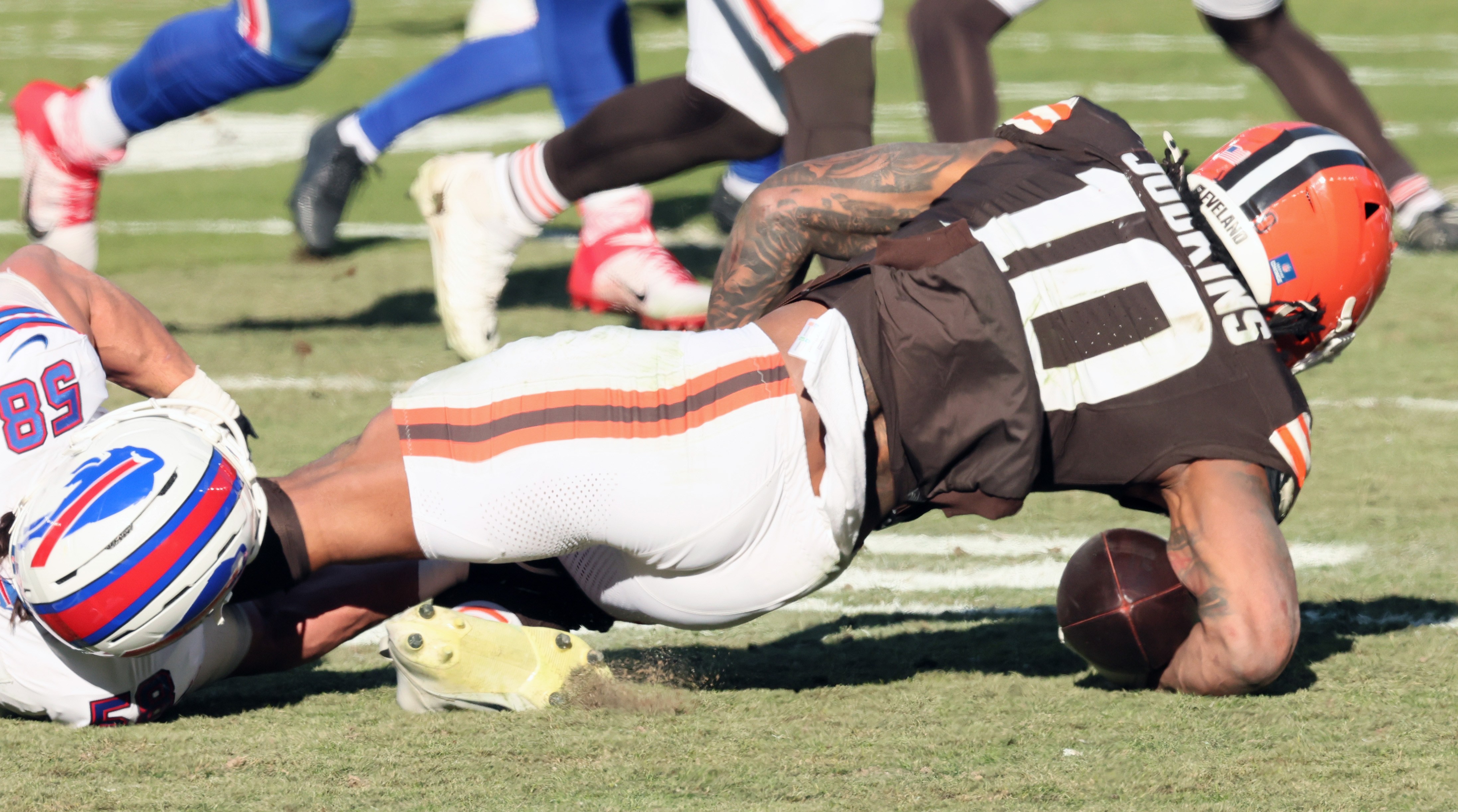 Cleveland Browns running back Quinshon Judkins vs. Buffalo Bills ...