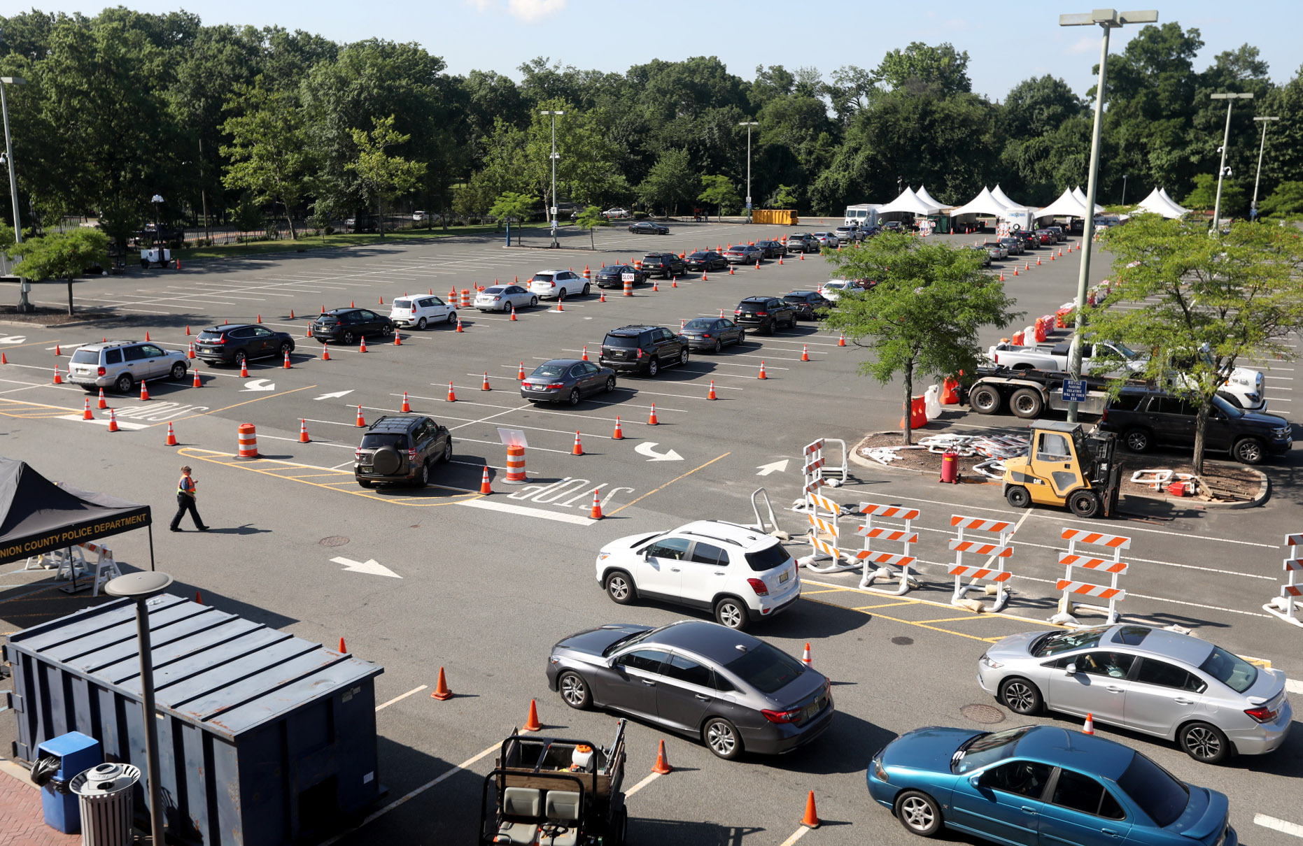 County drive-thru coronavirus testing center - nj.com