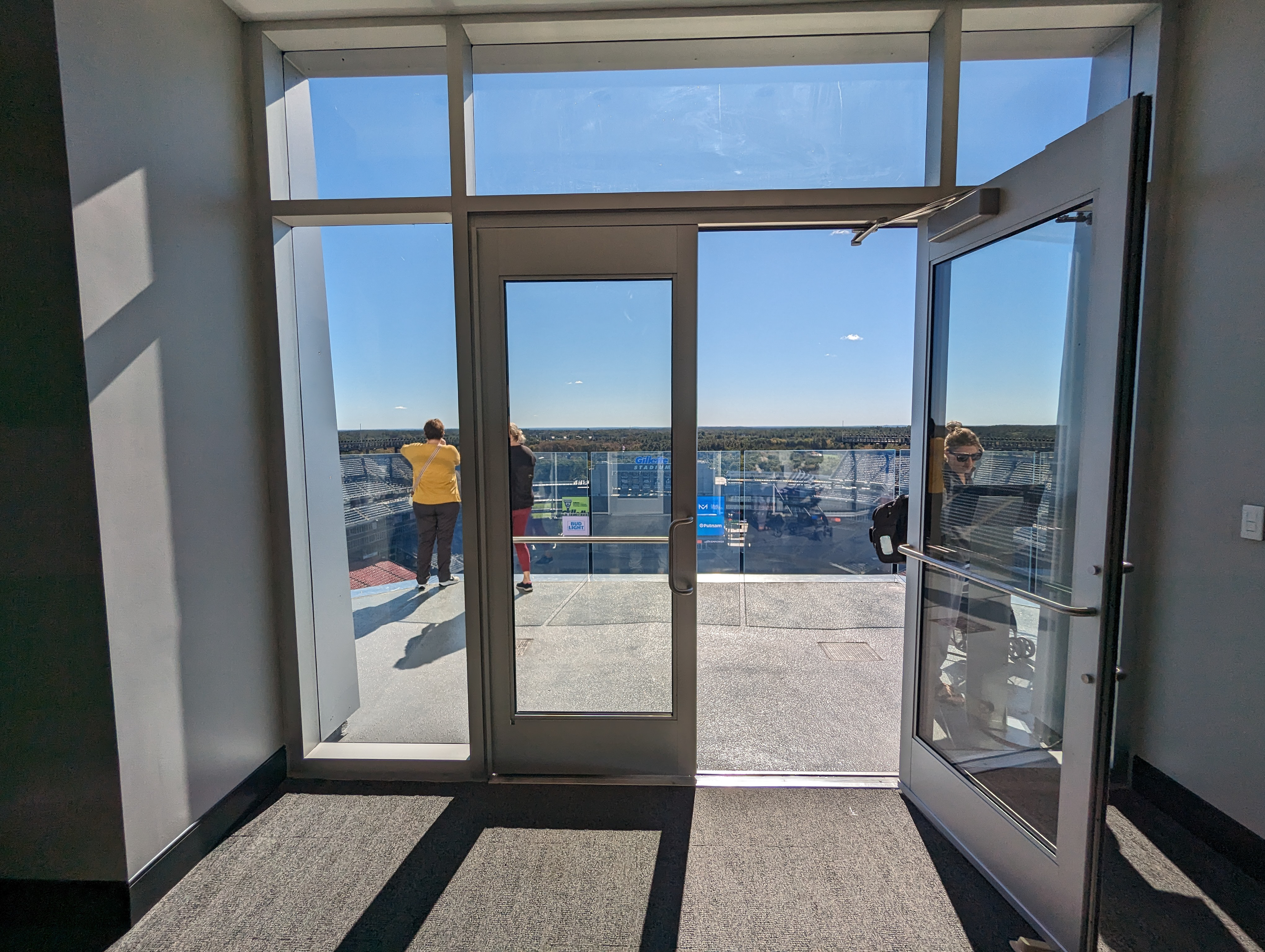 View from the top of the Gillette Stadium lighthouse - masslive.com