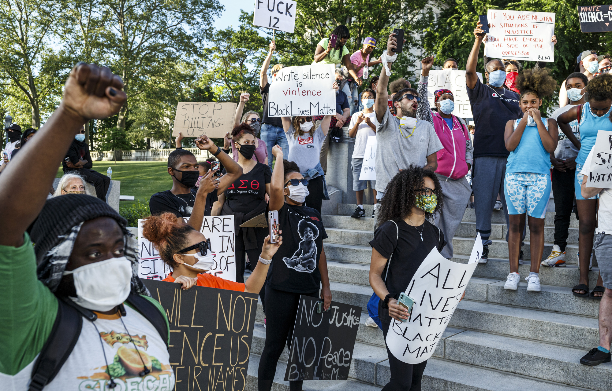 Harrisburg demonstration to protest the death of George Floyd, June 1 ...