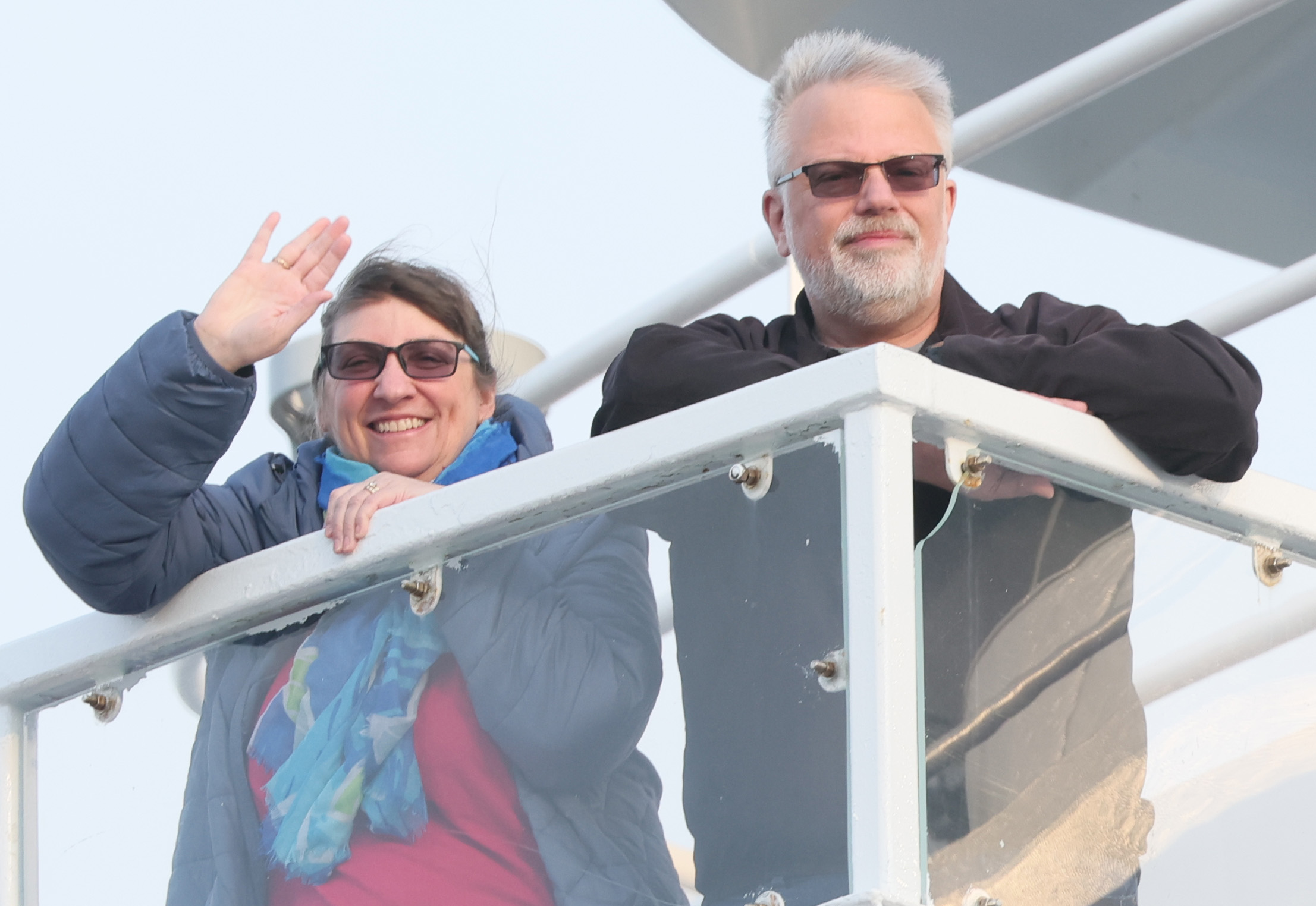 Cruise ship Victory I docks at the Port of Cleveland, April 29, 2025 ...