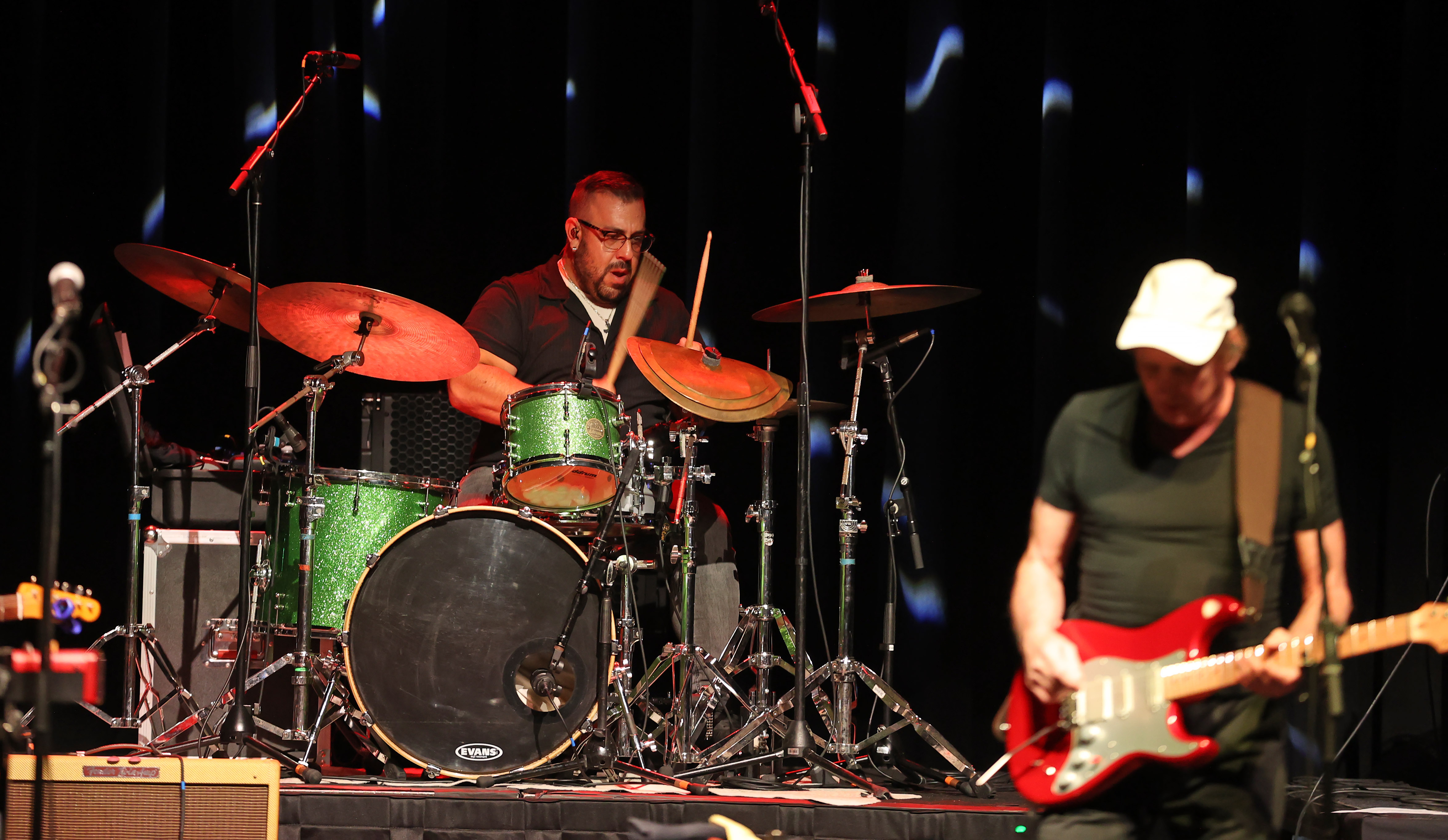 Jerry Harrison & Adrian Belew perform at the Agora, July 28, 2024 ...