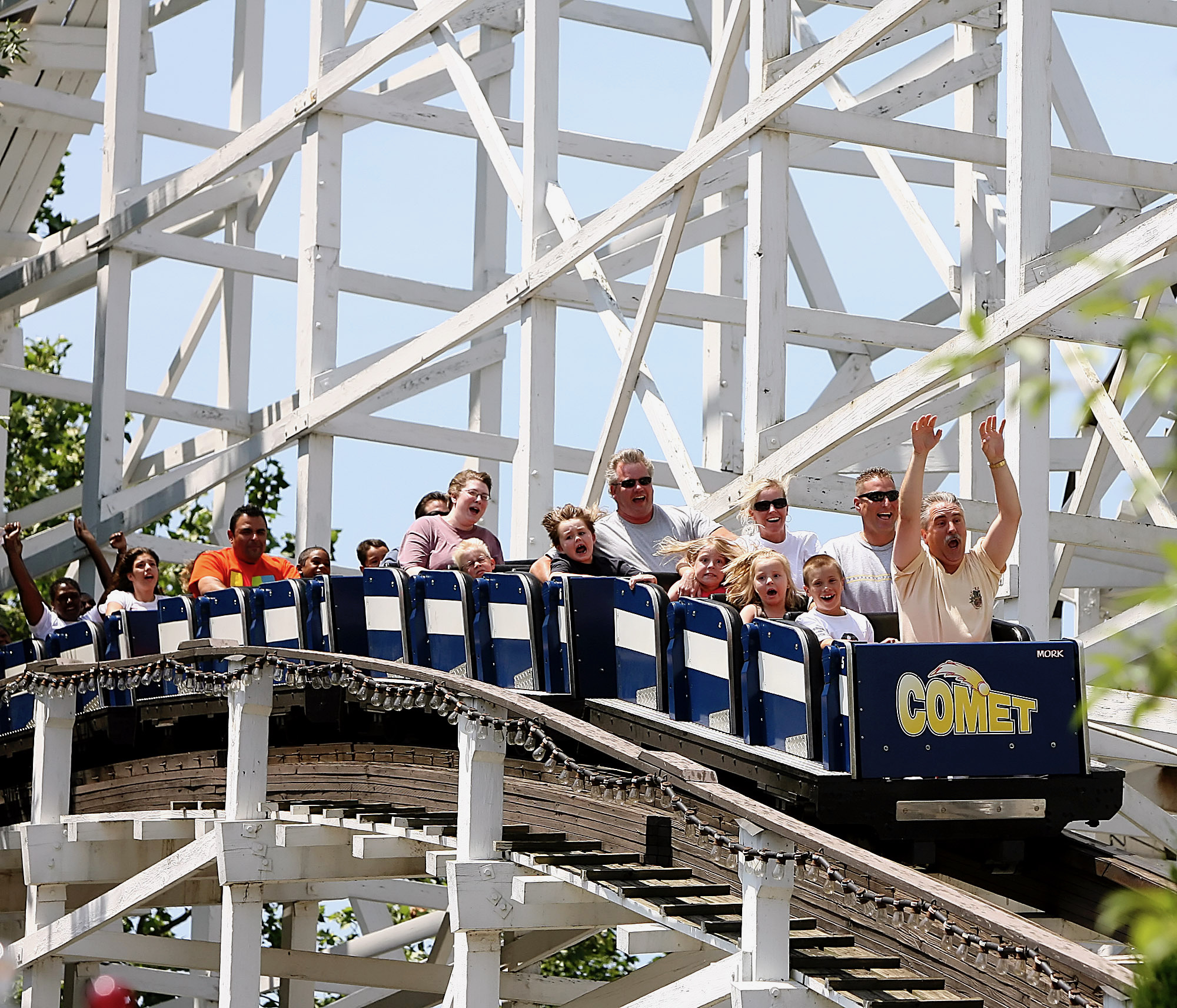 The Comet roller coaster at Hersheypark turns 75 - pennlive.com