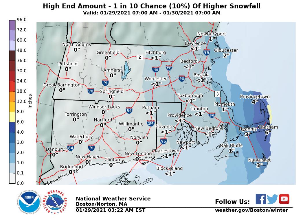 These 10 snowfall maps show what to expect from near-blizzard ...