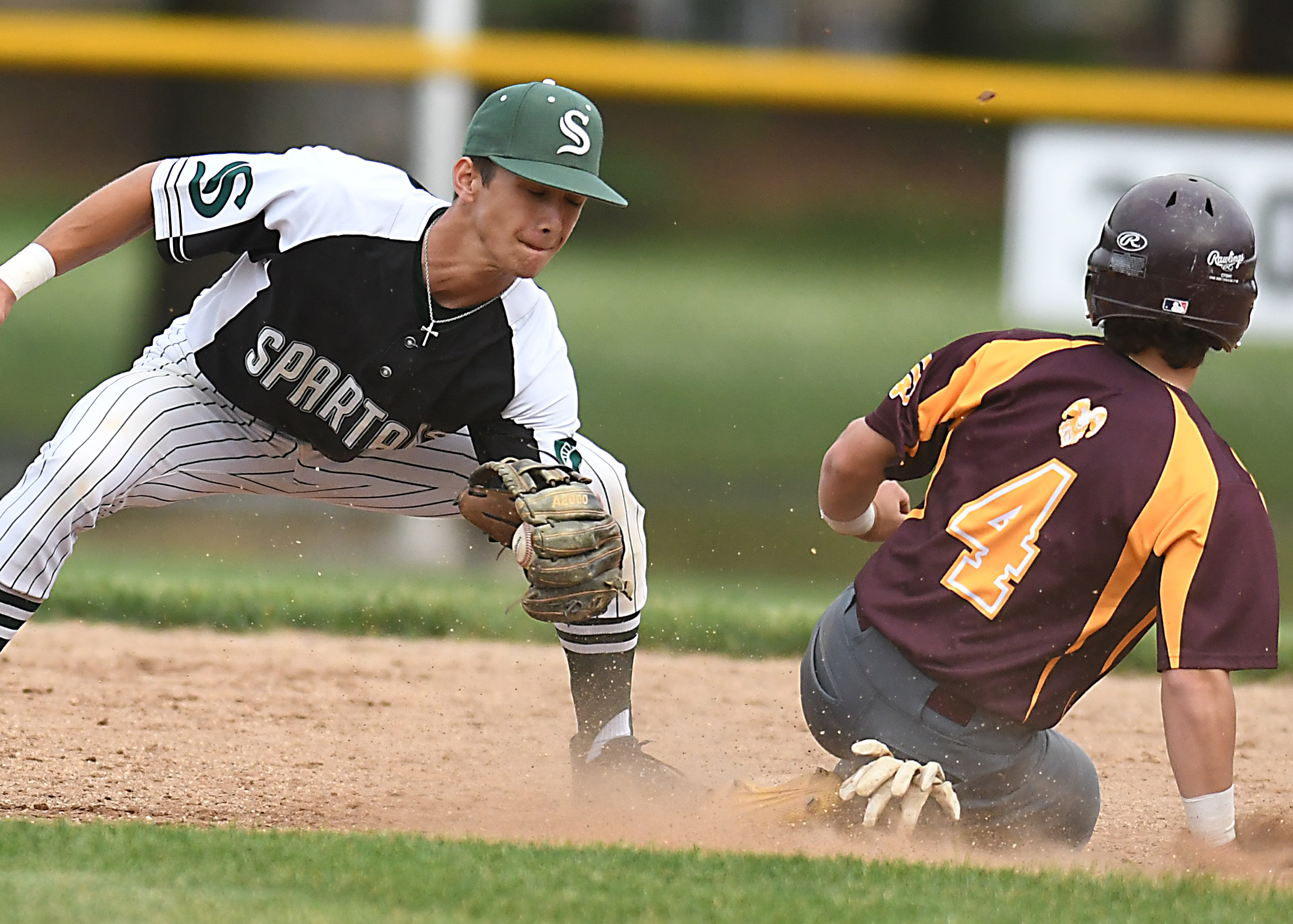 Steinert Baseball defeats Gloucester Catholic 3-2 on a game winning hit by Dylan Pope in the ...