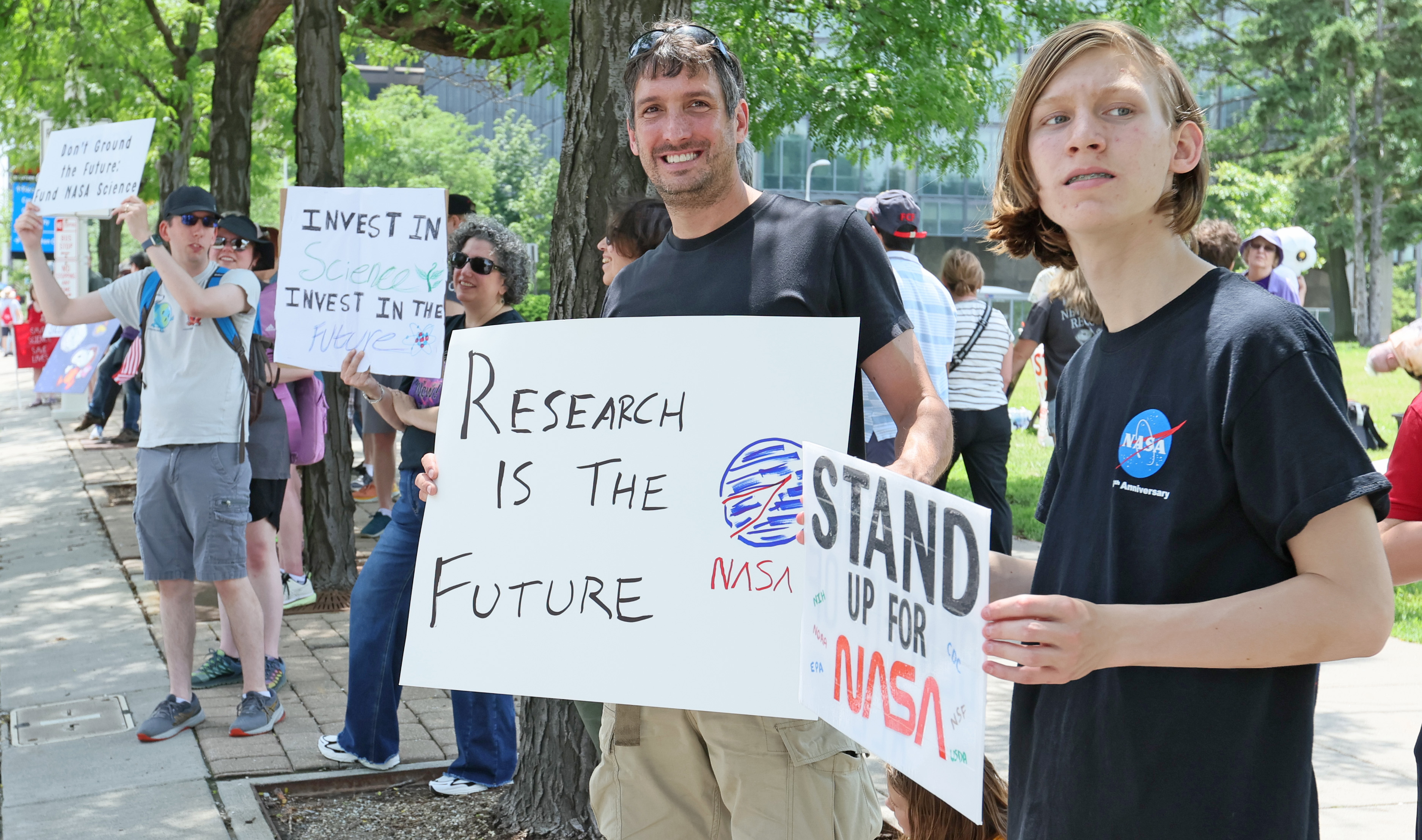 Cleveland protest against the proposed cuts to NASA in 2026 - cleveland.com