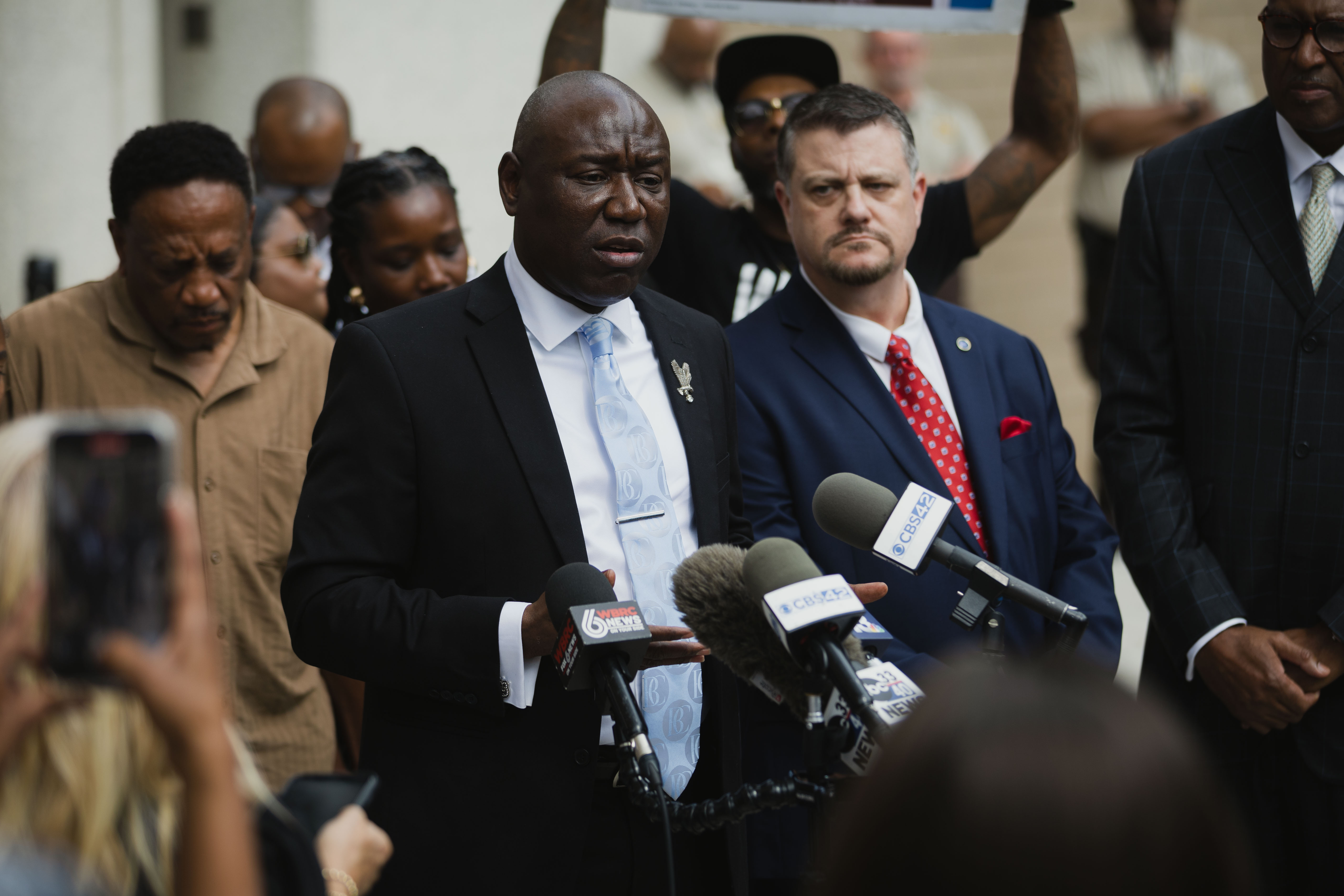 Family of Jabari Peoples hold press conference after viewing body cam ...