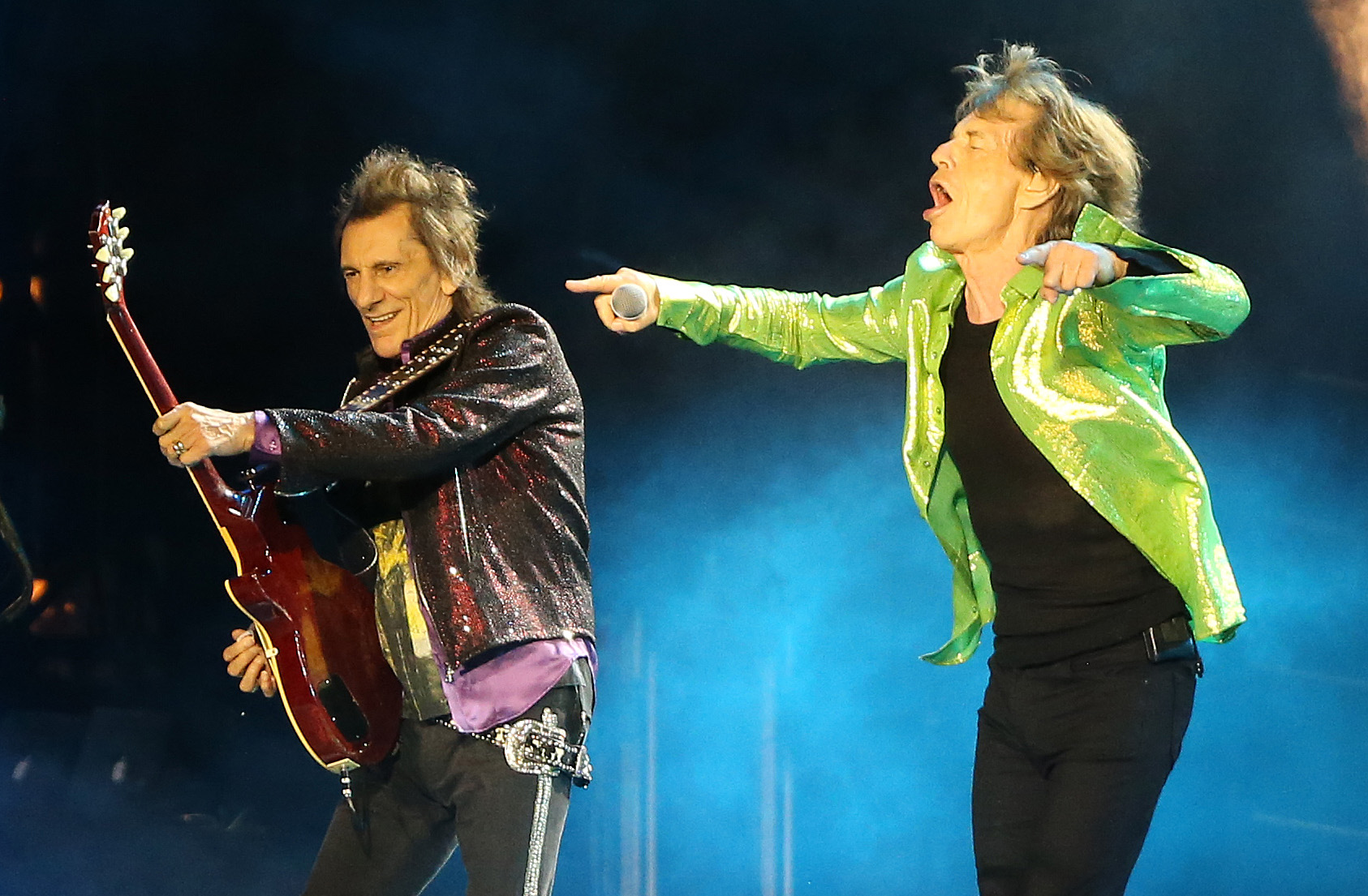 Rolling Stones perform at Cleveland Browns Stadium during their Hackney ...