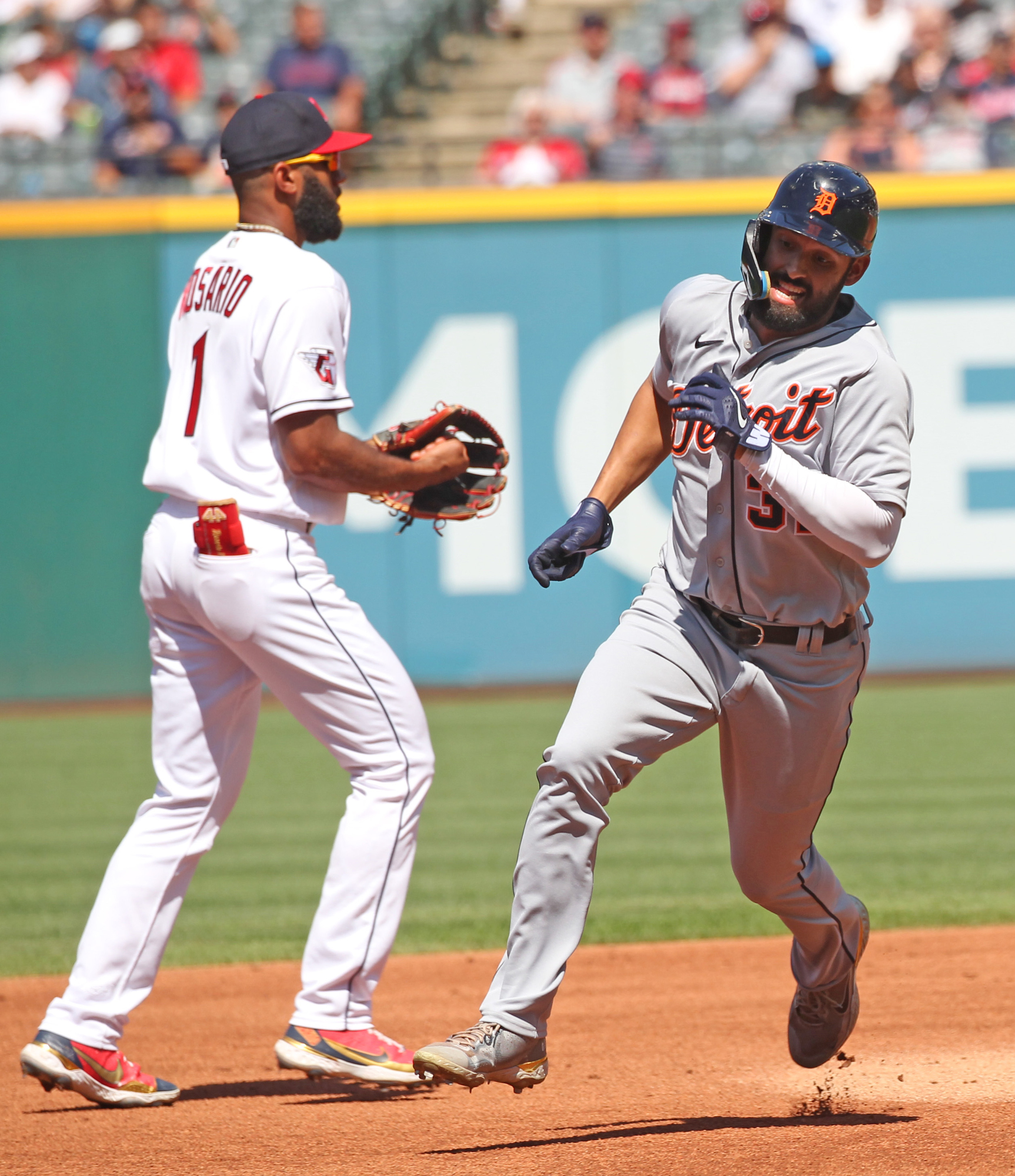 Detroit Tigers at Cleveland Guardians, August 15, 2022, Game 1 ...