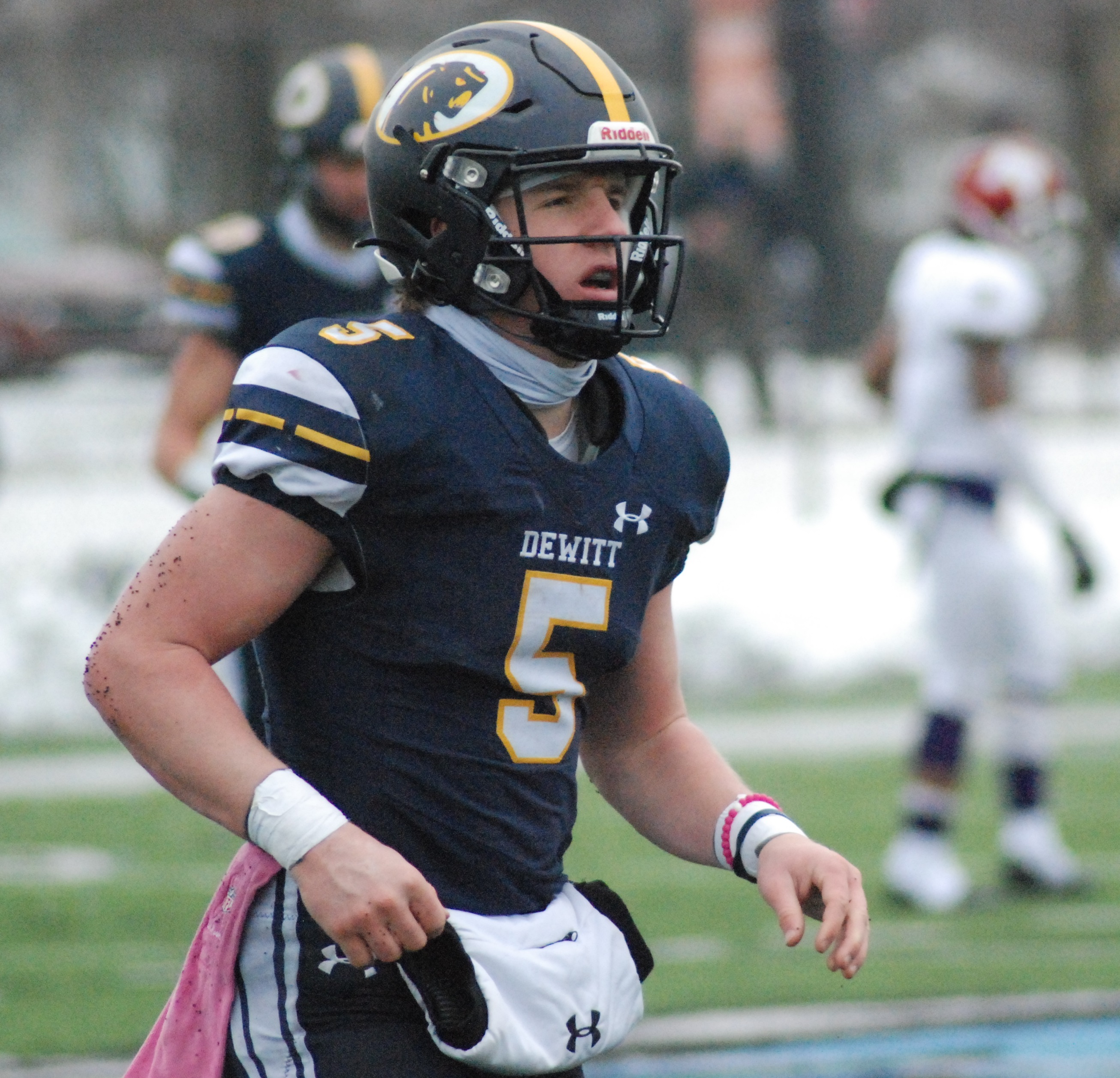 DeWitt quarterback Ty Holtz commits to Brown University and pursues ...